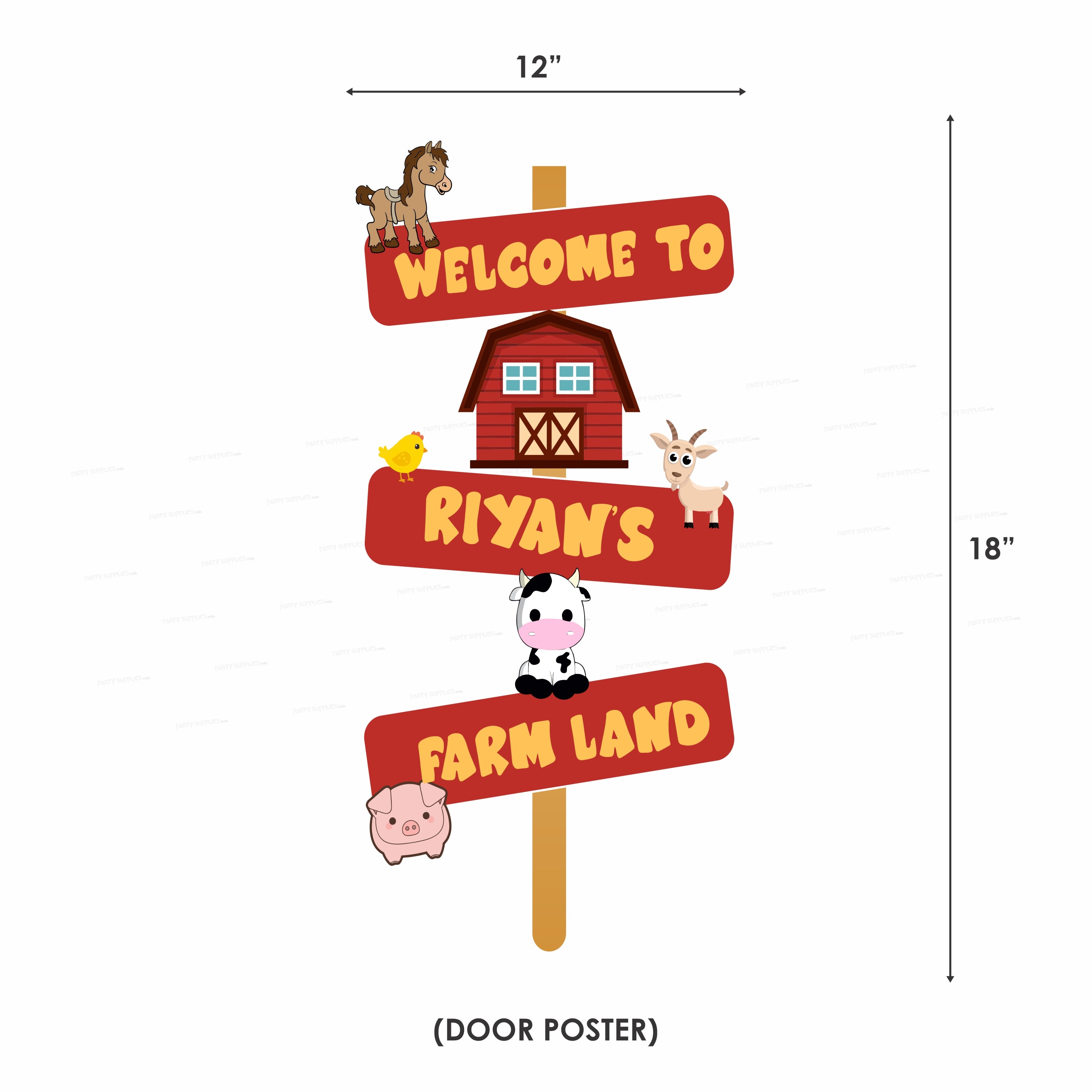Farm Theme Exclusive Kit | Kids Birthday Party Supplies Online – Party ...