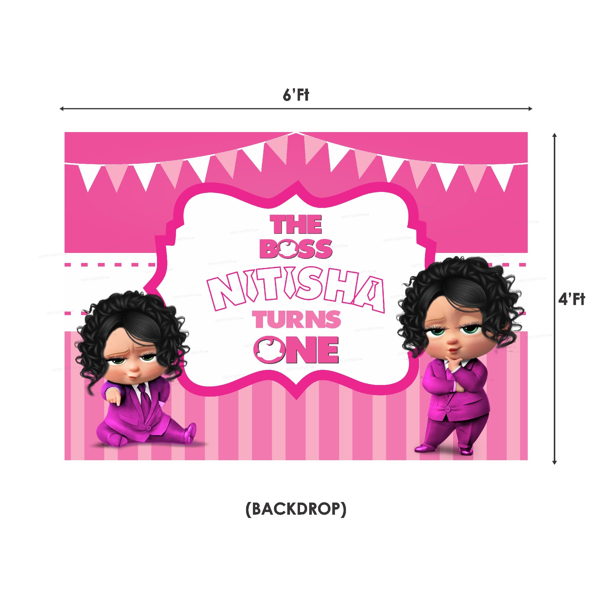 Lady Boss Baby Theme Classic Kit | Birthday Party Supplies India