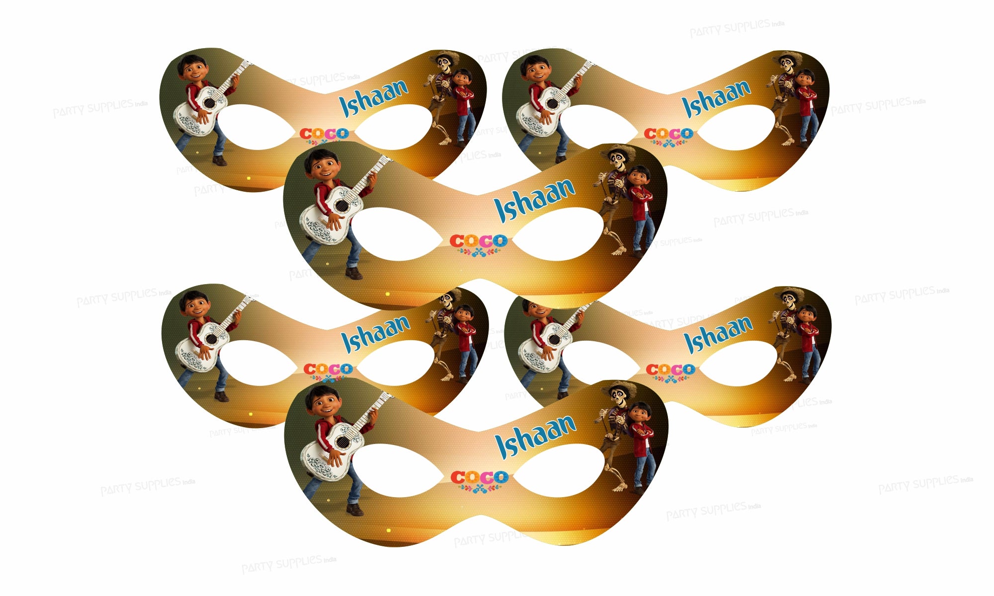 Coco Theme Personalized Eye Mask | Kids birthday party – Party Supplies ...