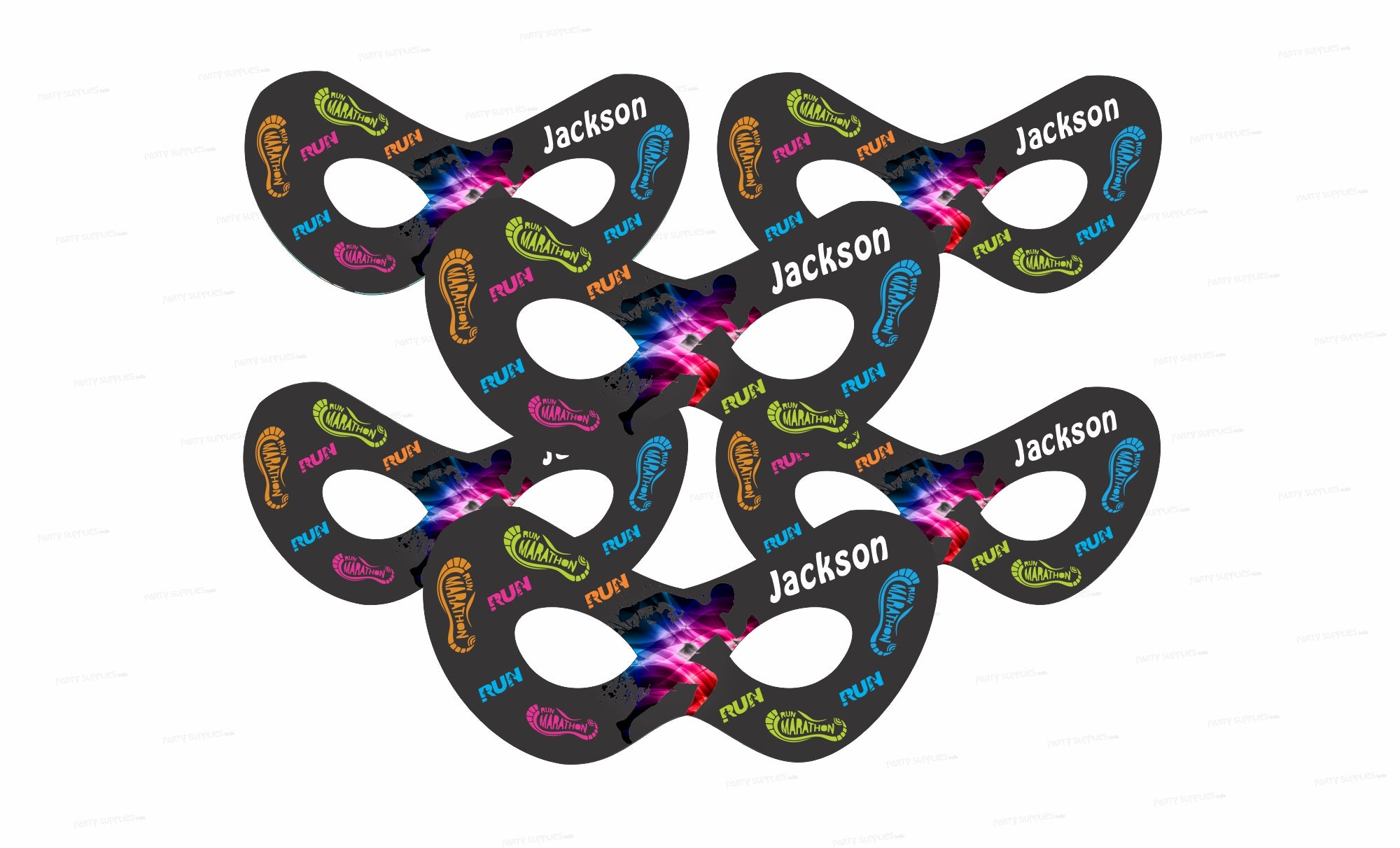 Marathon Theme Premium Eye Mask | Customized party supplies Online ...