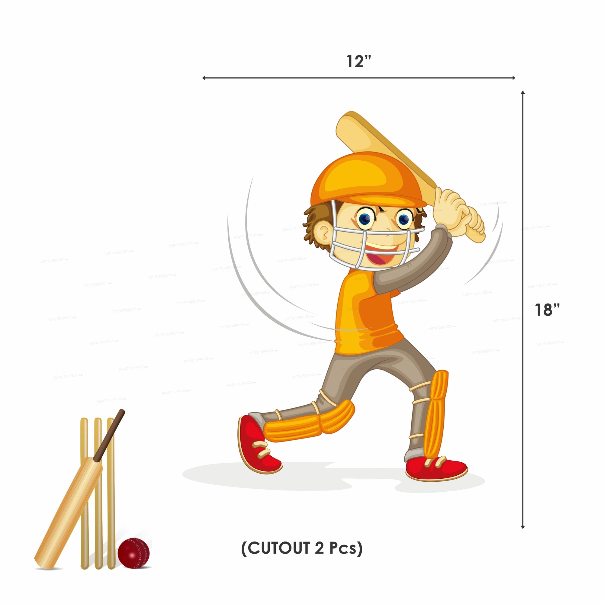 Cricket Theme Exclusive Kit | Customized Birthday Party Decorations ...