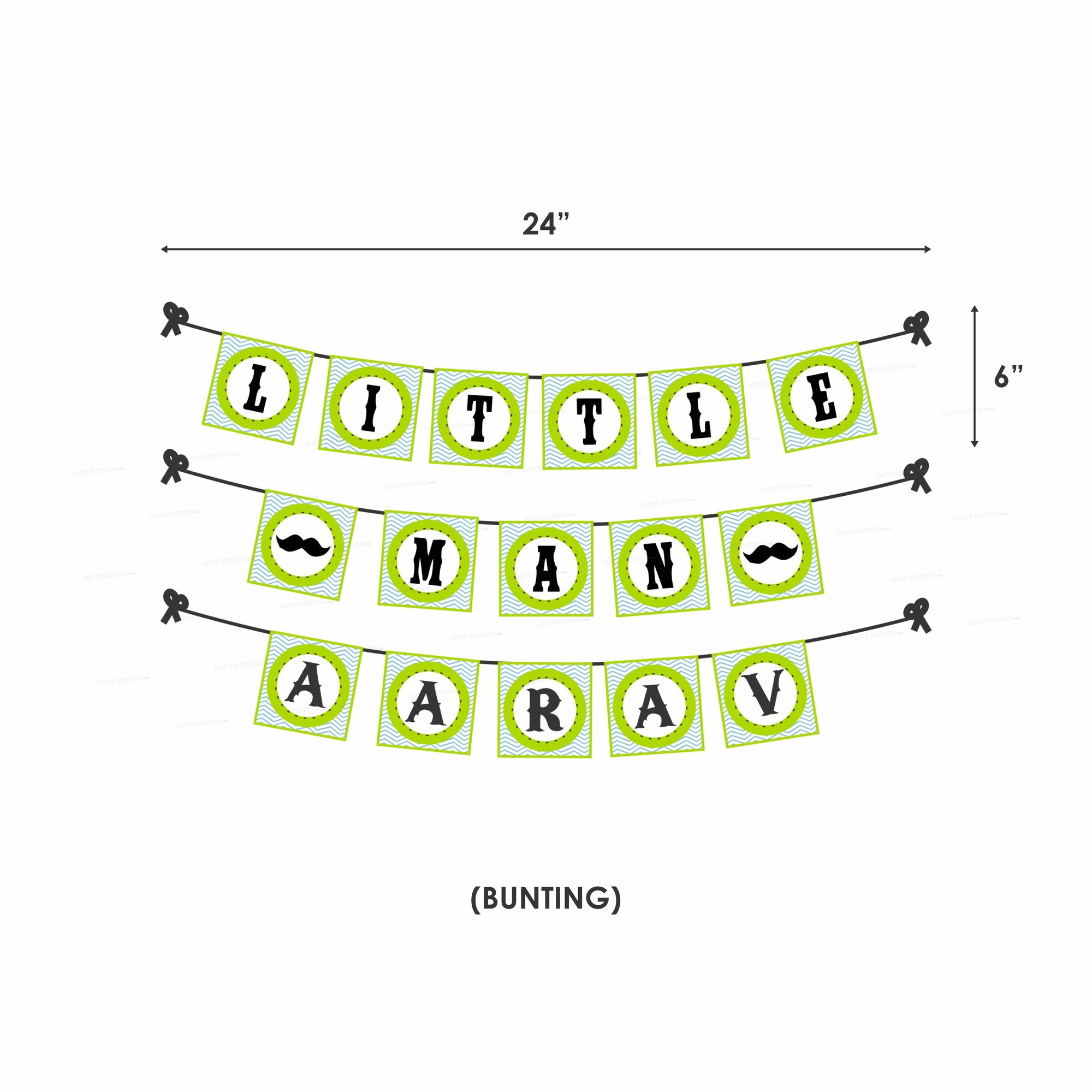 Little Man Theme Basic Kit | Birthday Party Supplies India Online
