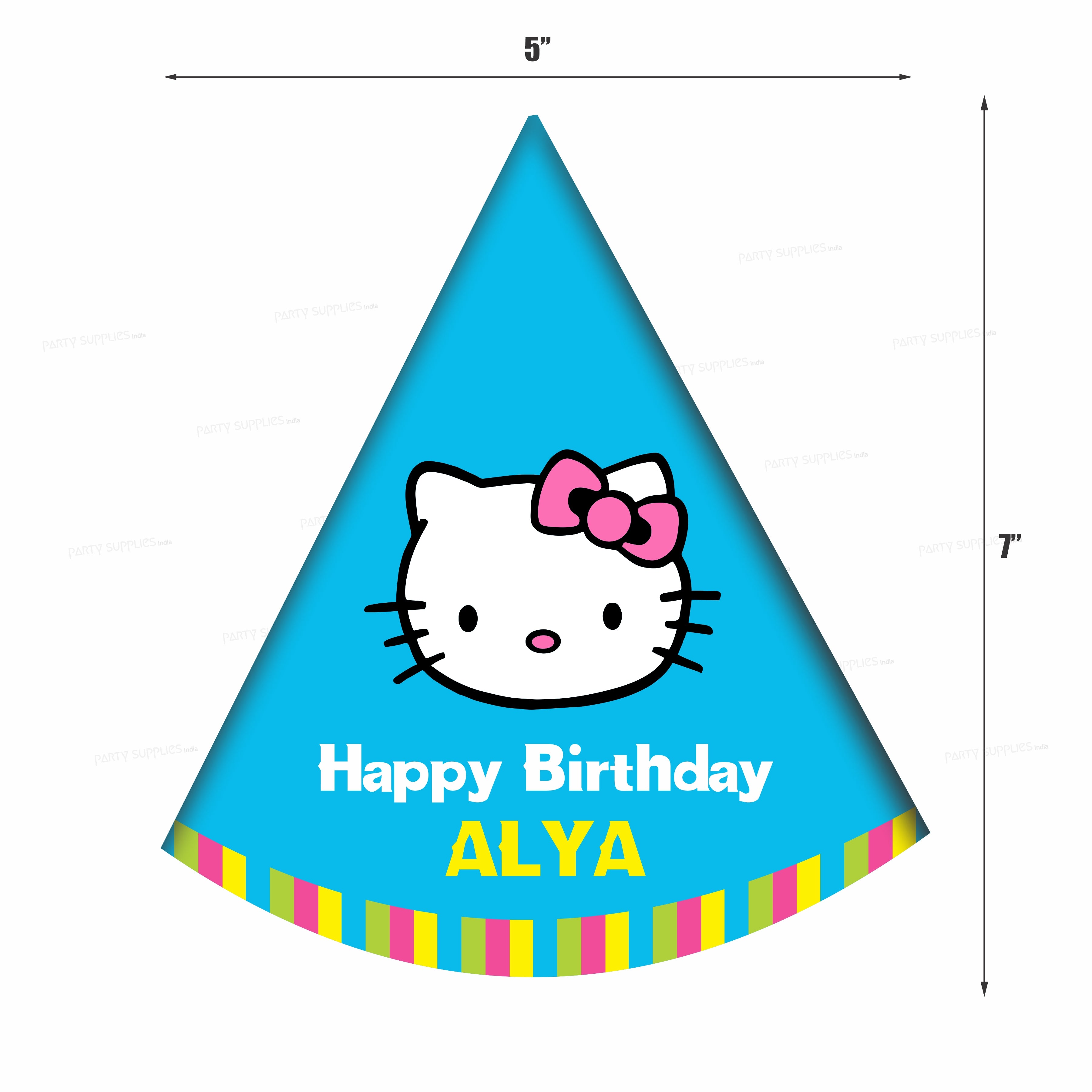 Hello Kitty Theme Customized Hat | Birthday Party Supplies Online ...