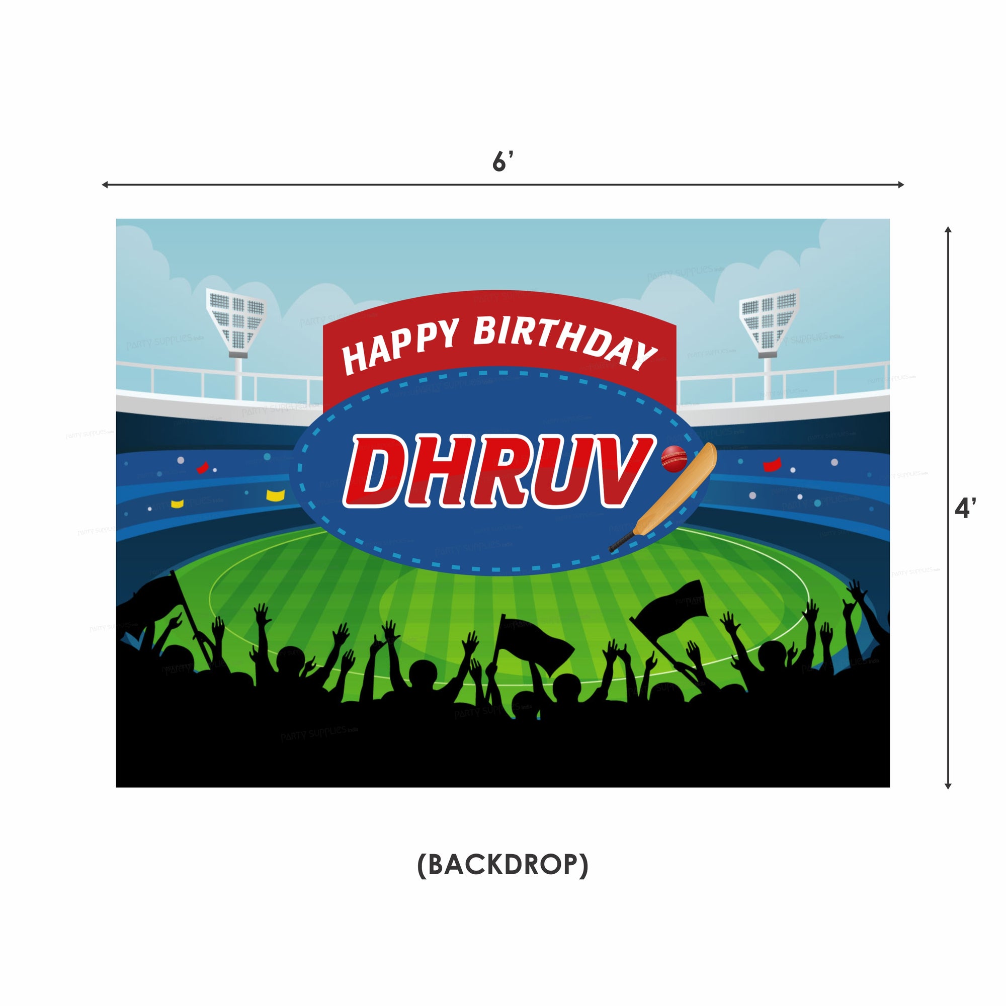 Cricket Theme Exclusive Kit | Customized Birthday Party Decorations ...