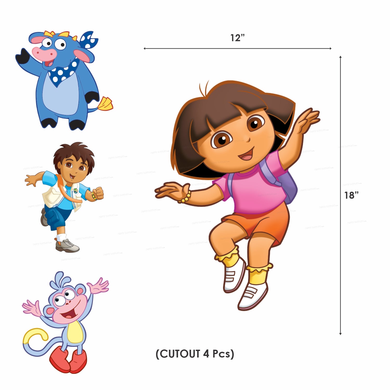 Dora The Explorer Theme Classic Kit | Birthday Party Supplies Online ...