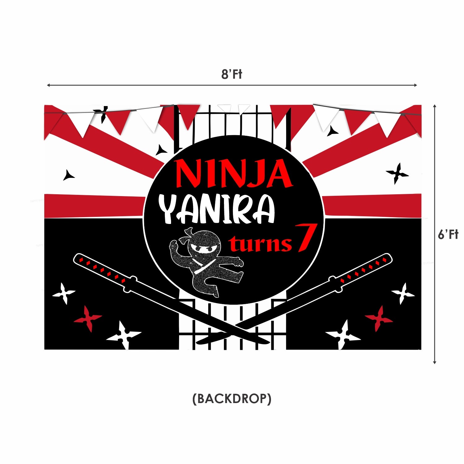 Ninja Theme Premium Combo Kit | Party Supplies India