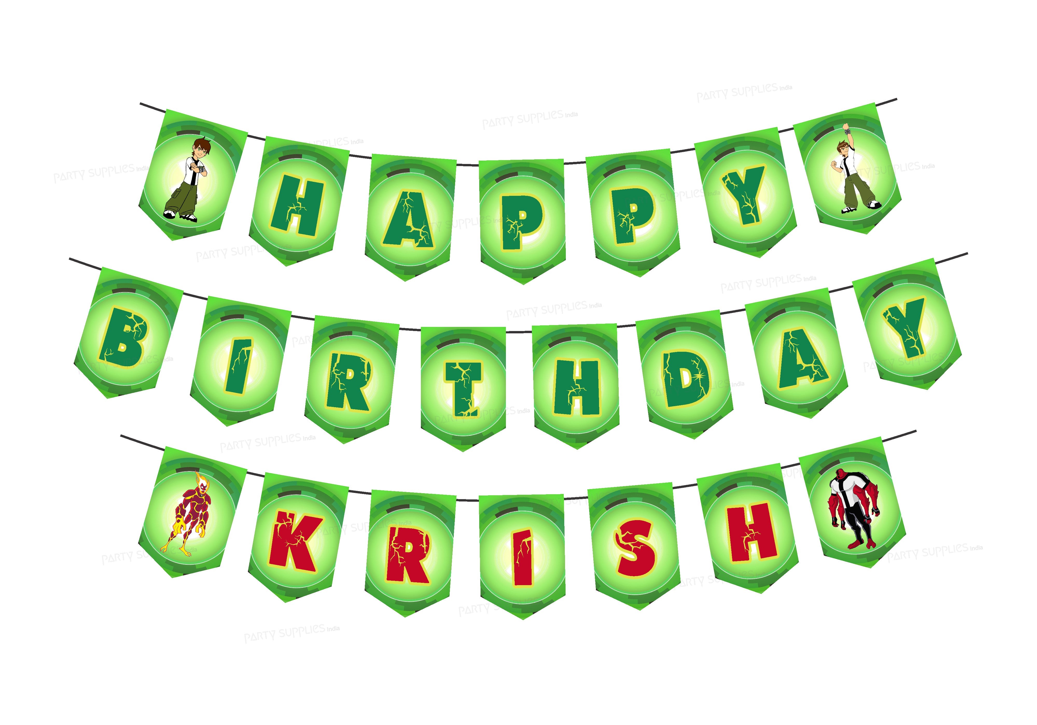 PSI Ben 10 Theme Customized Hanging | Birthday Party Supplies – Party ...