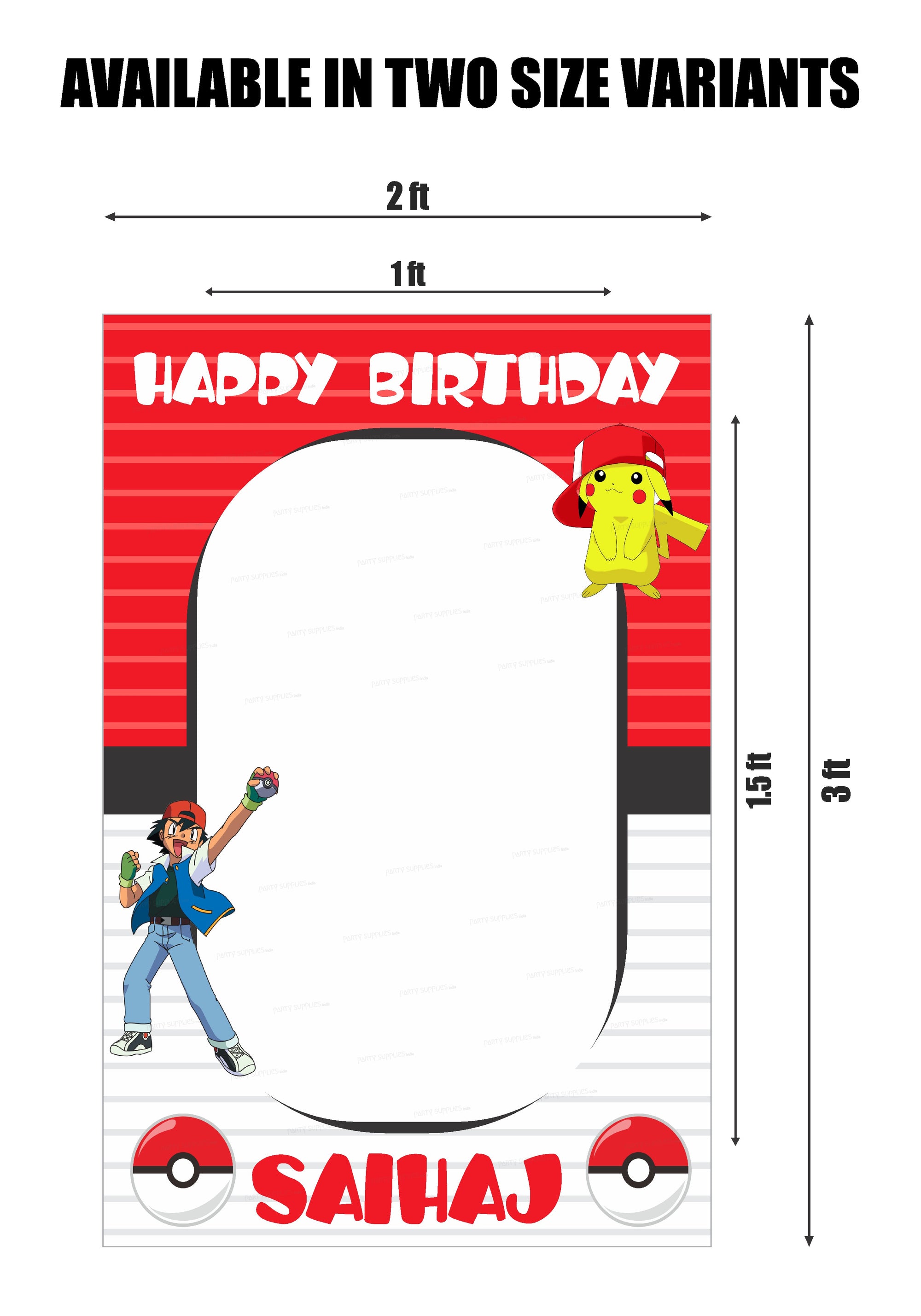 Pokemon Personalized Theme PhotoBooth | Kids birthday party – Party ...