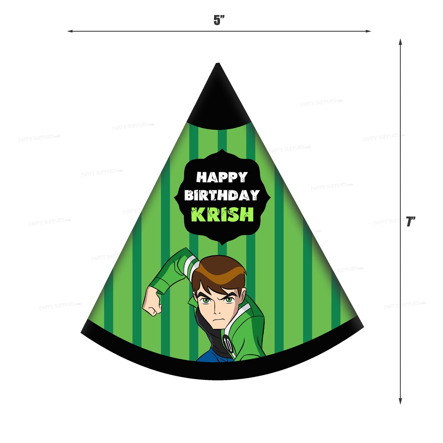 PSI Ben 10 Theme Personalized Hat | Birthday Party Supplies Online ...