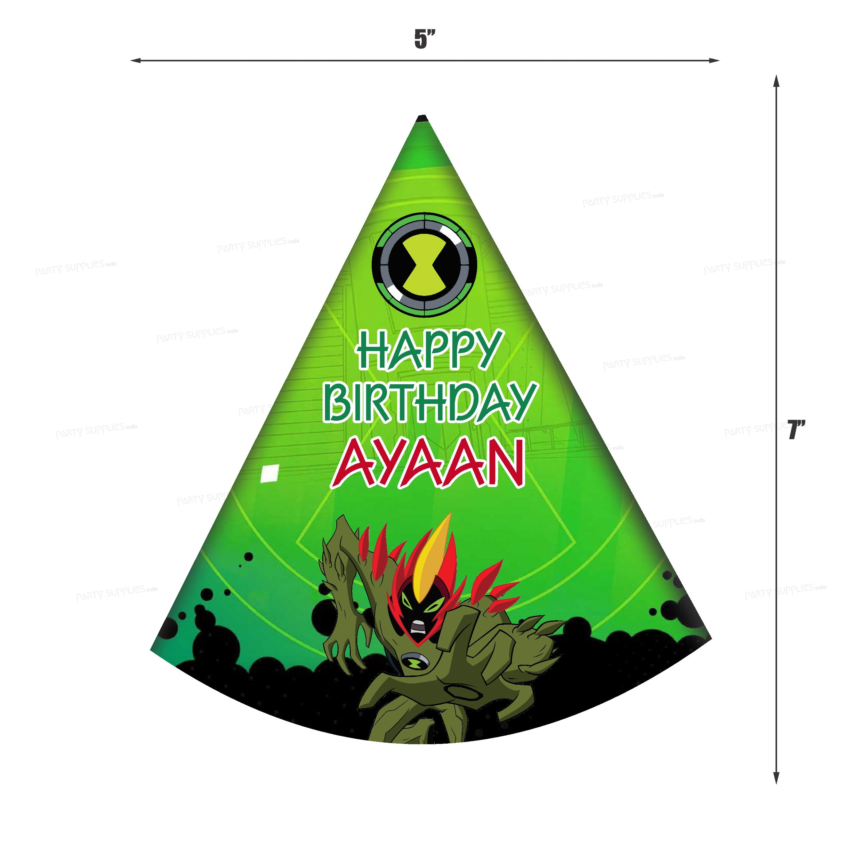 PSI Ben 10 Theme Hat | Birthday Party Supplies Online – Party Supplies ...