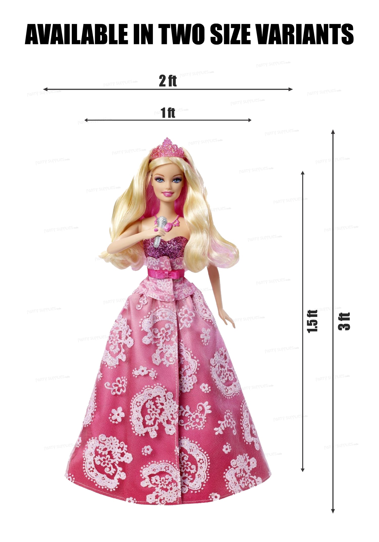 Barbie Theme Cutout - 01 | Personalized party supplies Online – Party ...