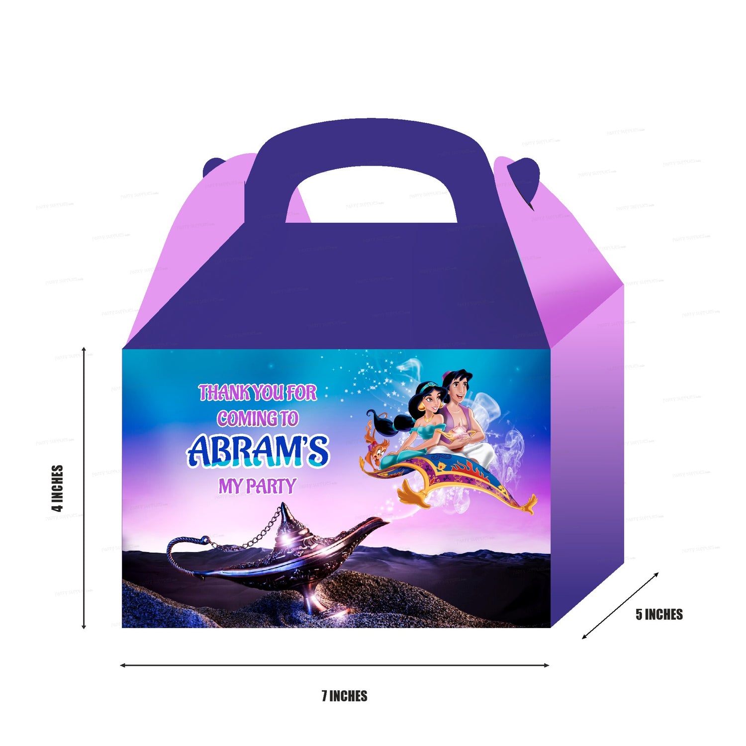 PSI Aladdin Theme Goodie Return Gift Boxes | Party Supplies India