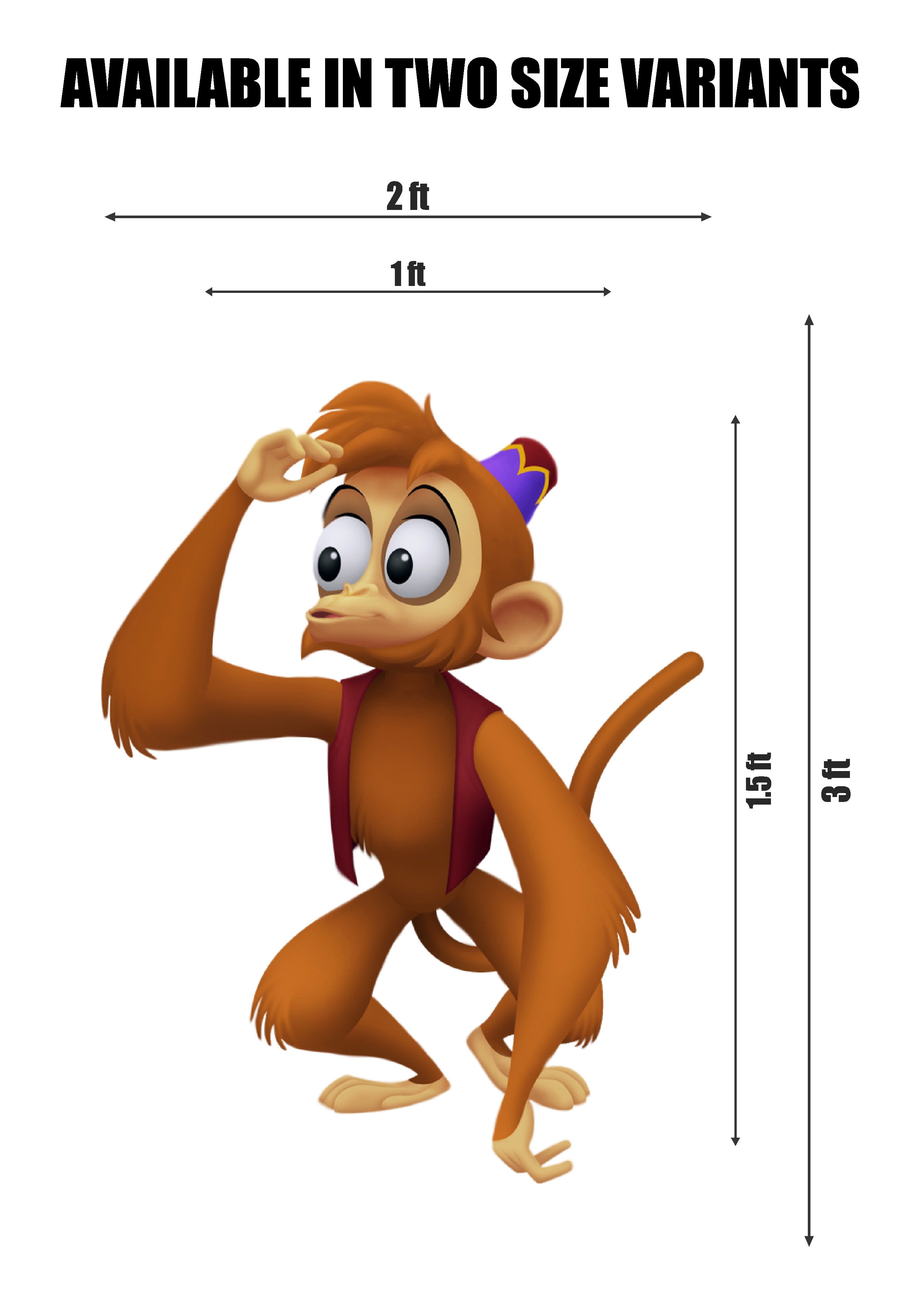 Aladdin Theme Abu Cutout | Birthday Party Supplies India Online