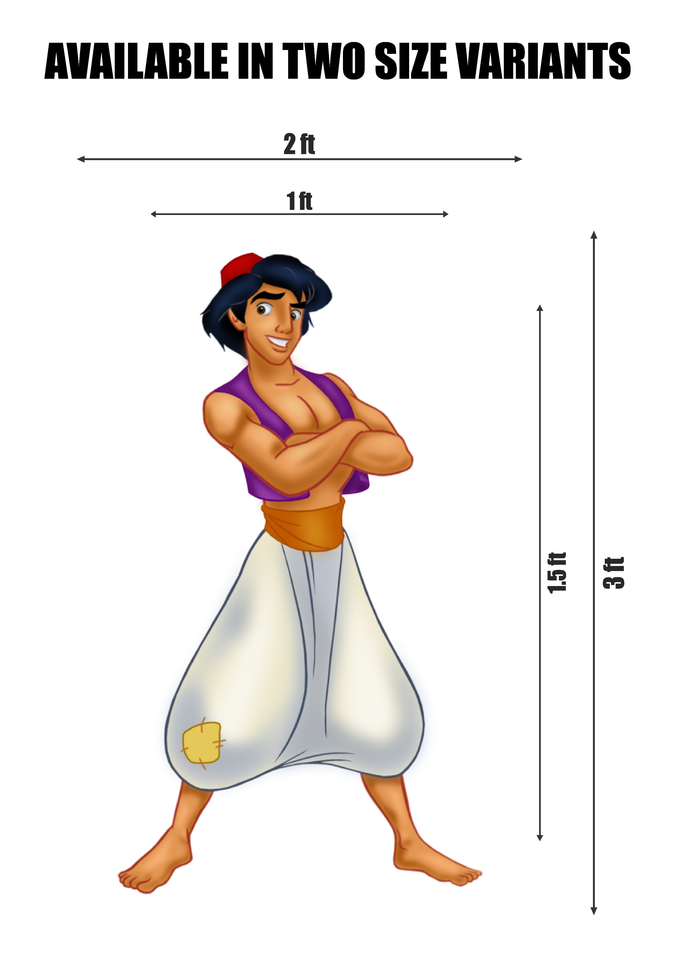 Aladdin Theme Cutout | Customized Birthday Party Supplies Online ...