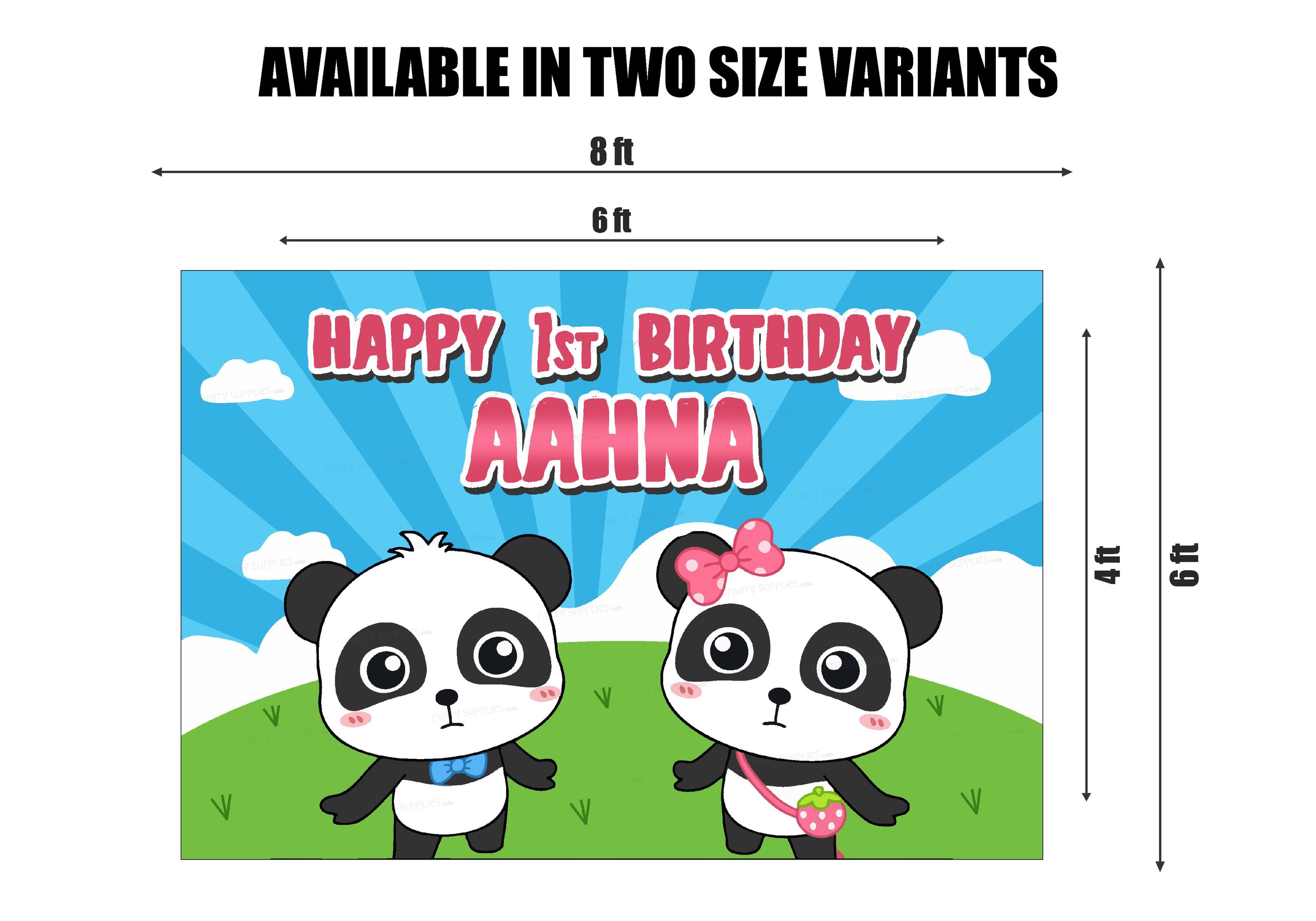 Baby Bus Theme Customized Backdrop | Birthday Party Supplies India