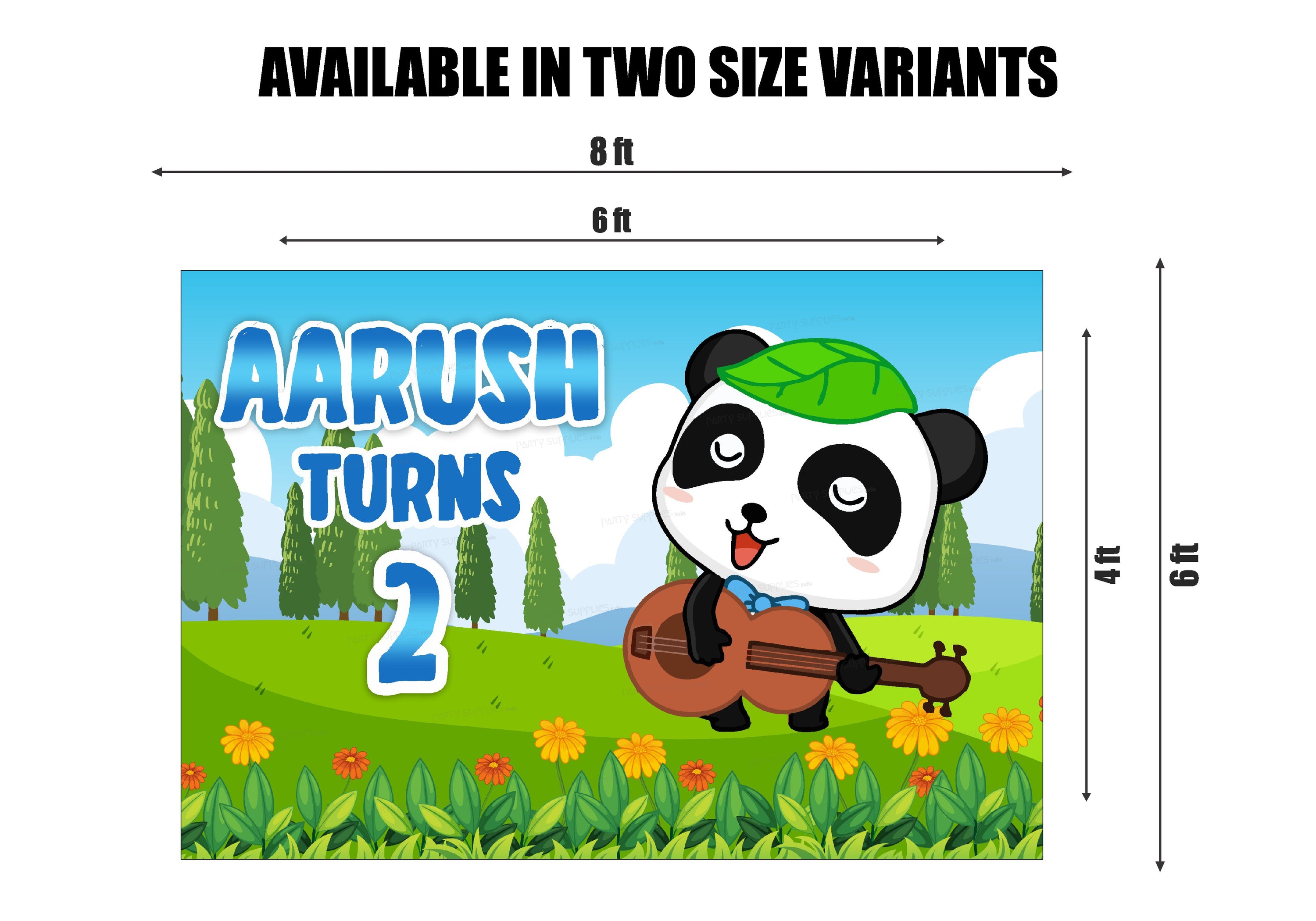 Baby Bus Theme Personalized Backdrop | Party Supplies India Online