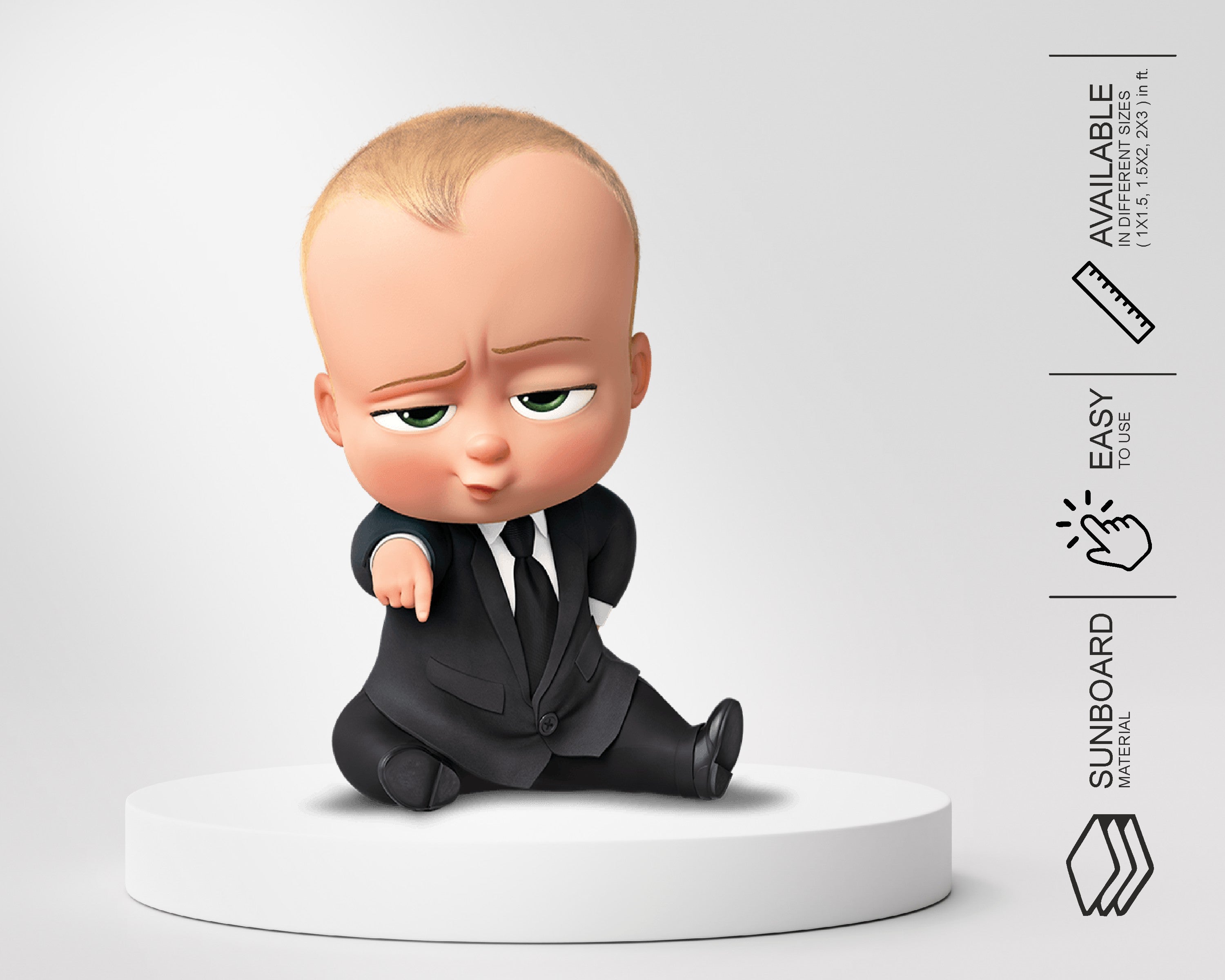 Boss Baby Theme Sitting Cutout | Party Supplies India Online