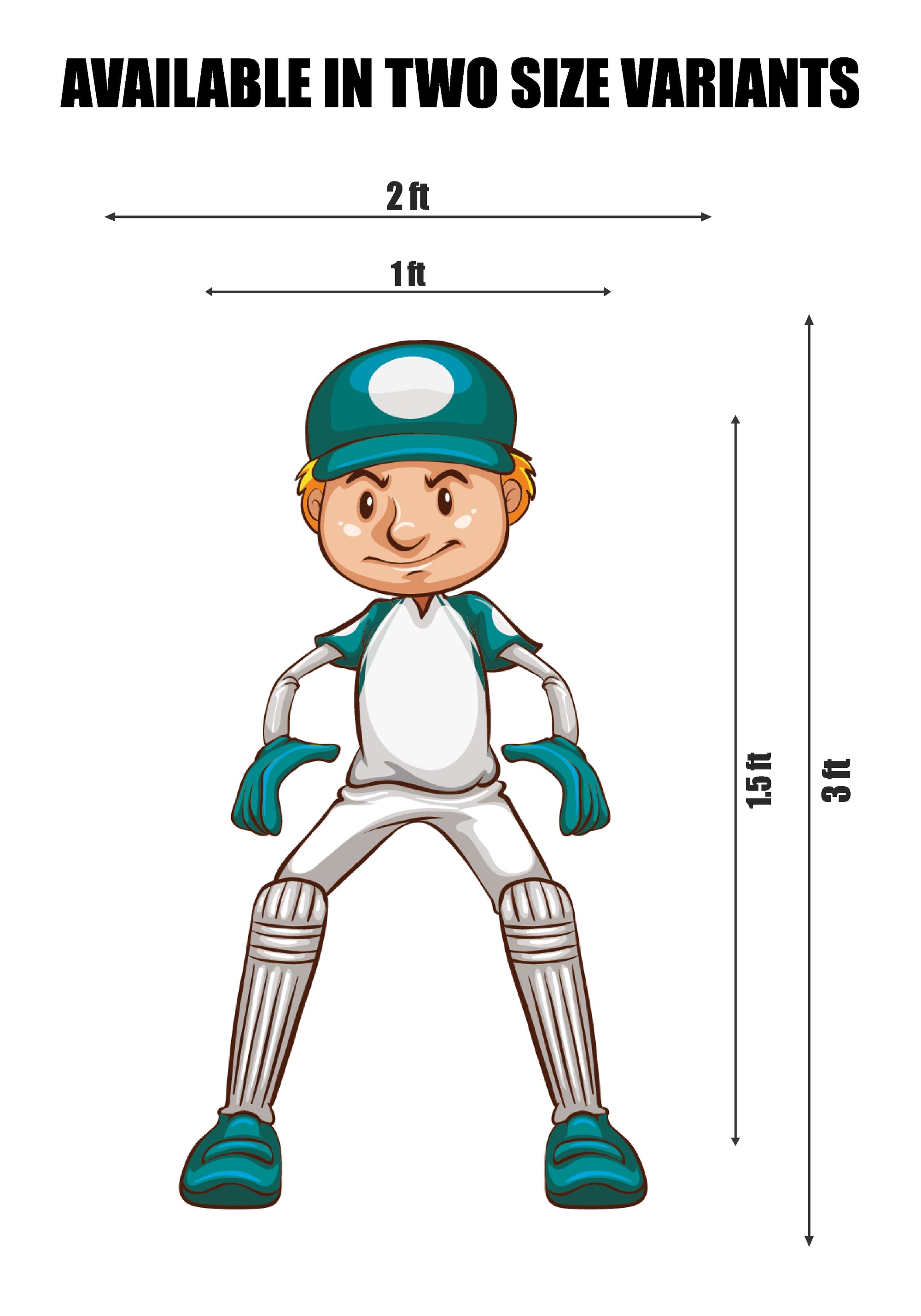 Cricket Theme Keeper Cutout | Birthday Party Supplies India Online