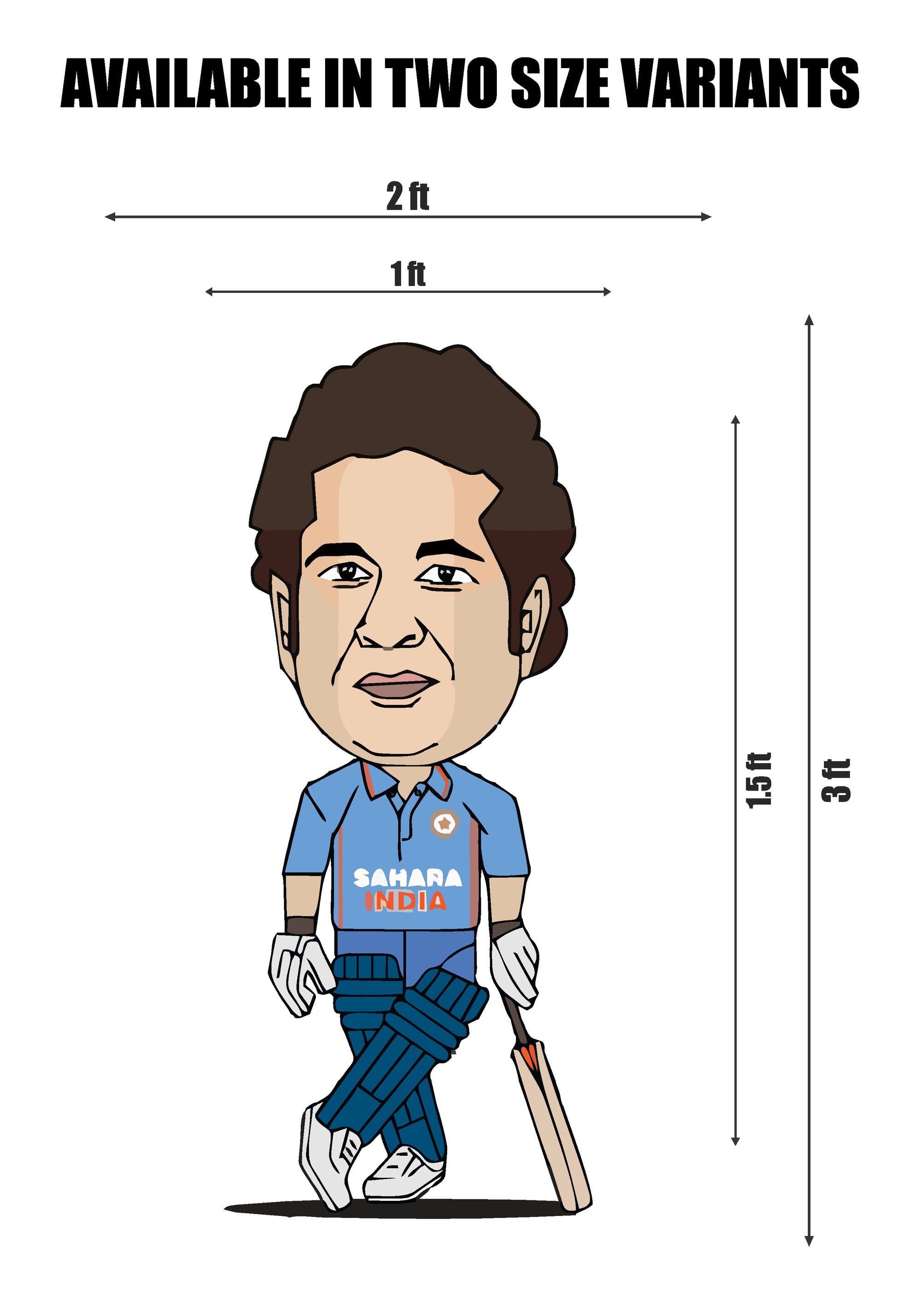 Cricket Theme Sachin Tendulkar Cutout | Party Supplies India Online