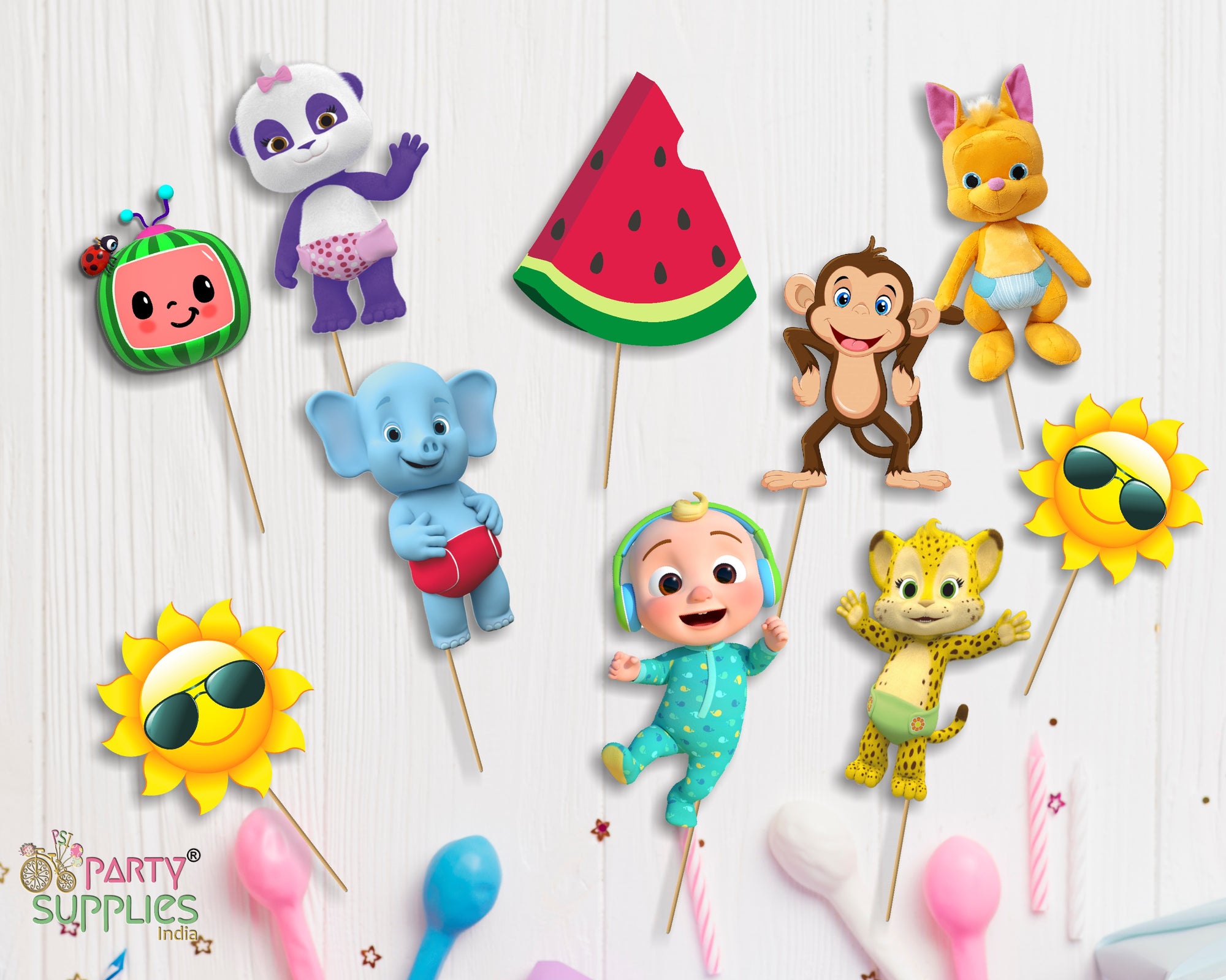 COCO MELON THEME BOY PROPS | Home Birthday Party Themes online – Party ...