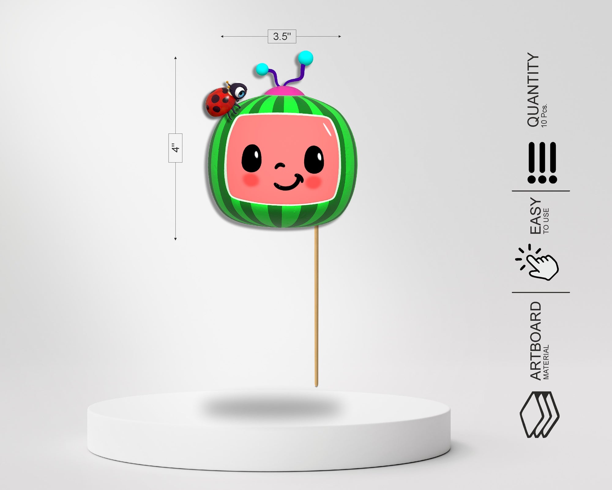COCO MELON THEME BOY PROPS | Home Birthday Party Themes online – Party ...