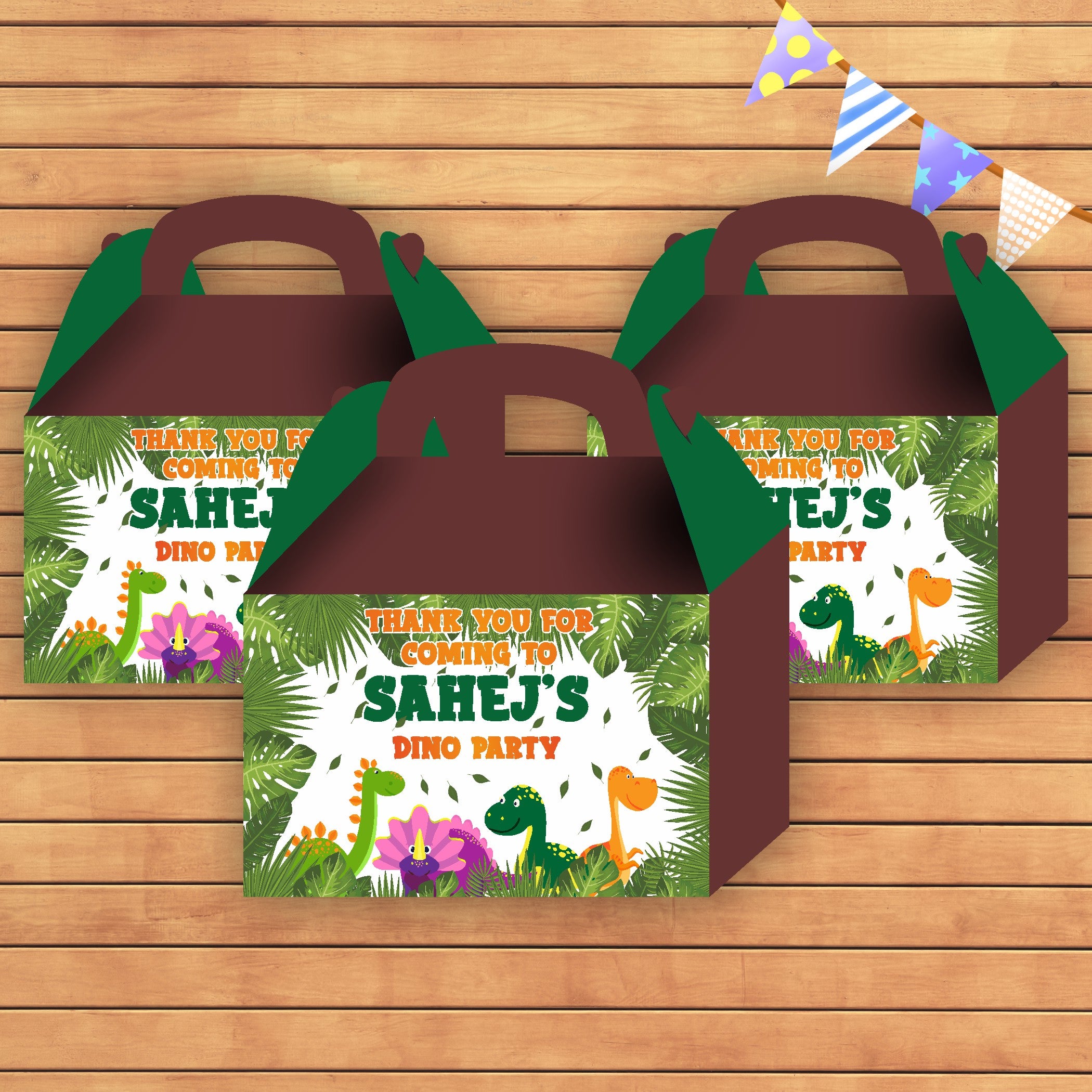 PSI Dinosaur theme Goodie Return Gift Boxes | Birthday Party Dupplies ...