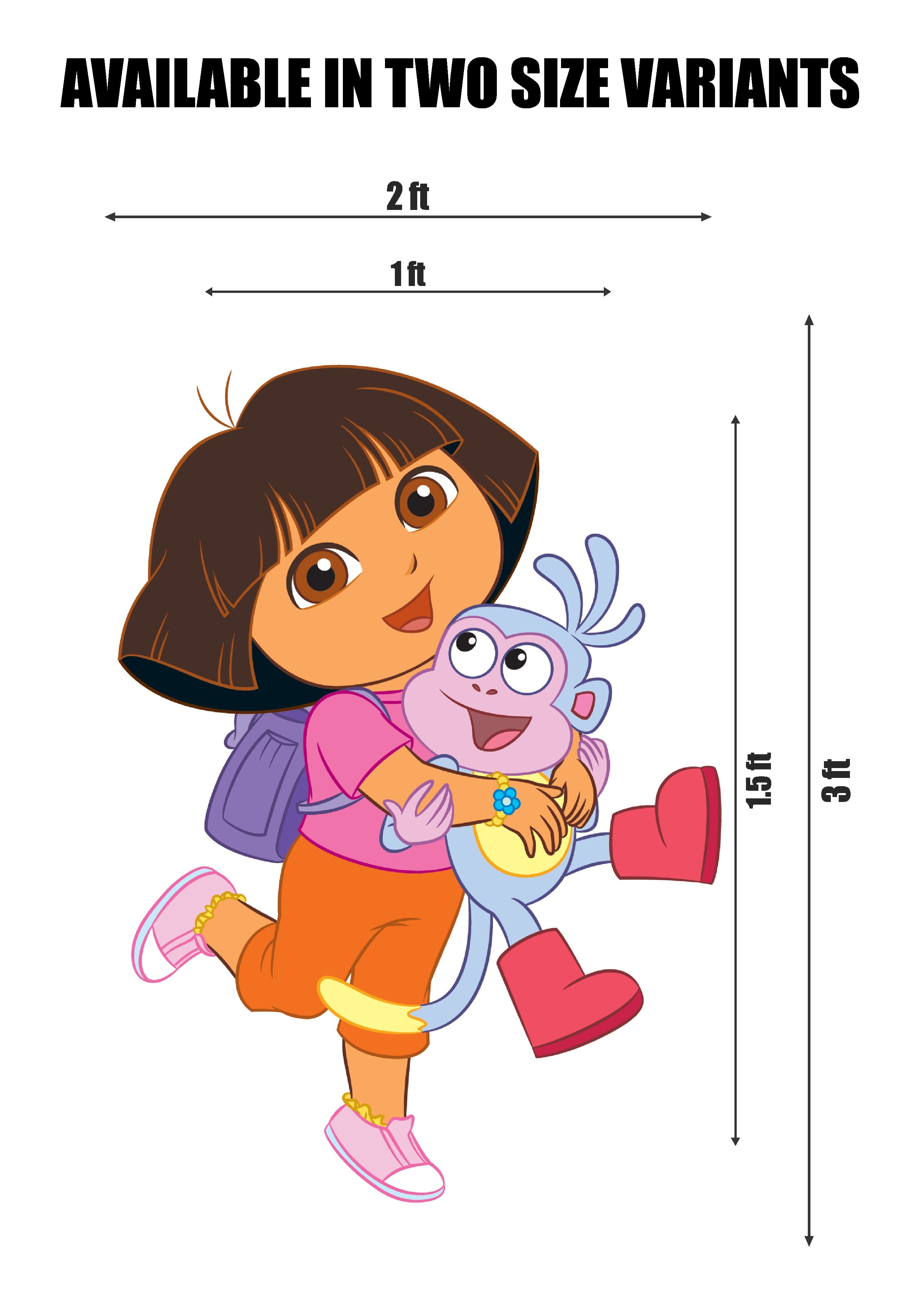Dora the Explorer Theme Cutout | Birthday Party Supplies India Online