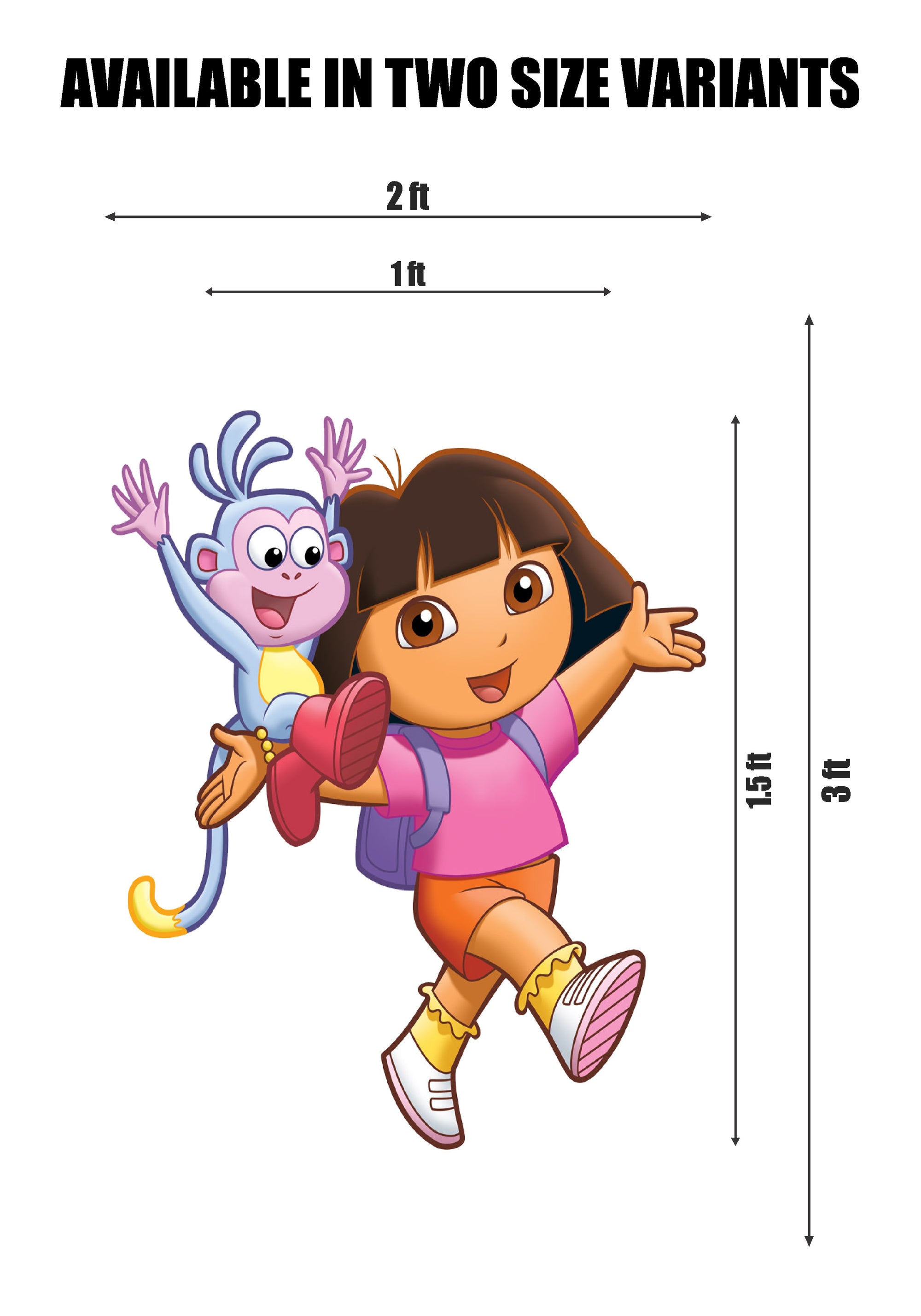 Dora the Explorer Theme Cutout | Birthday Party Supplies India Online