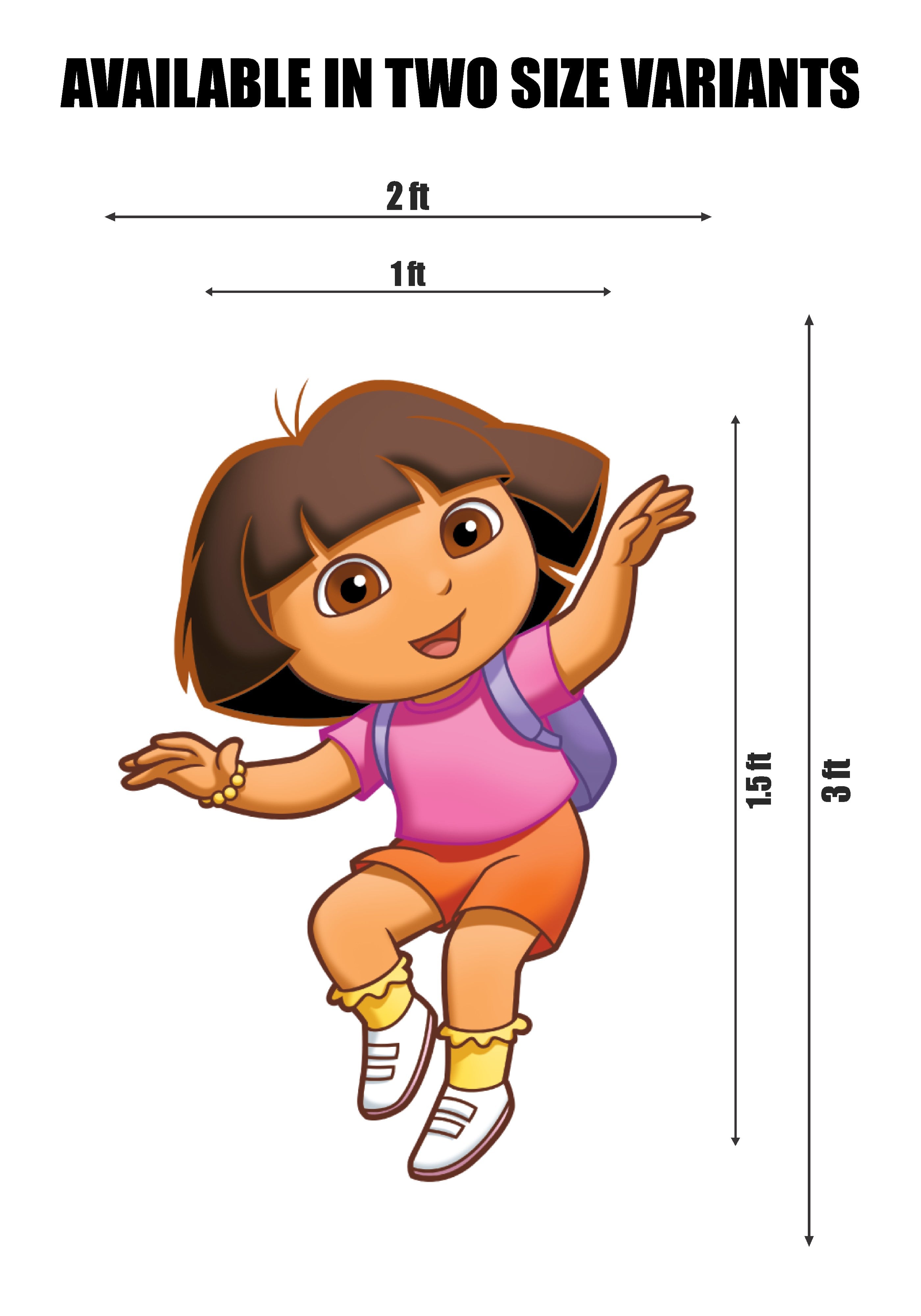 Dora the Explorer Theme Dora Flying Cutout | Party Supplies Online ...
