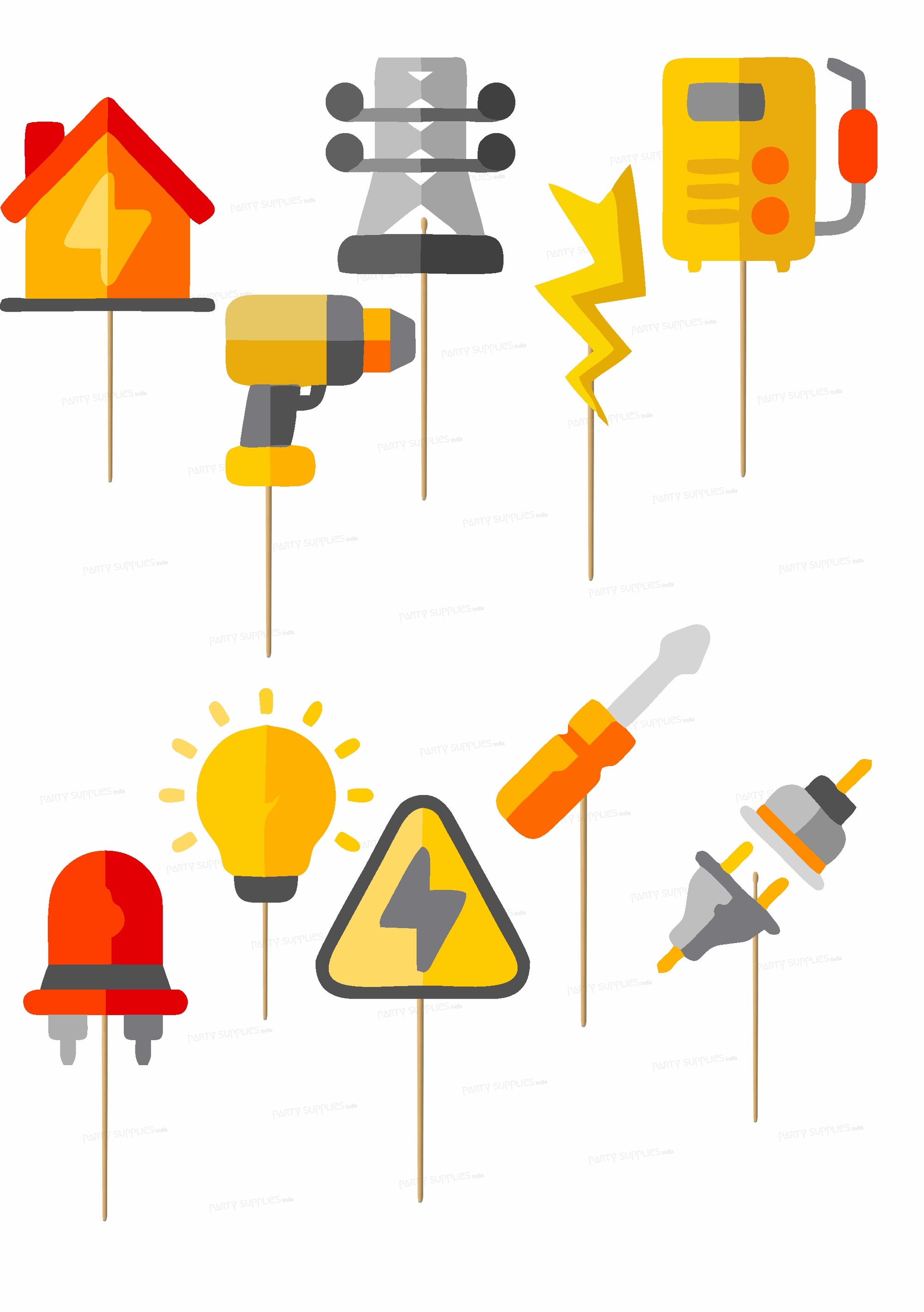 Electrician Theme Props | Party supplies online – Party Supplies India