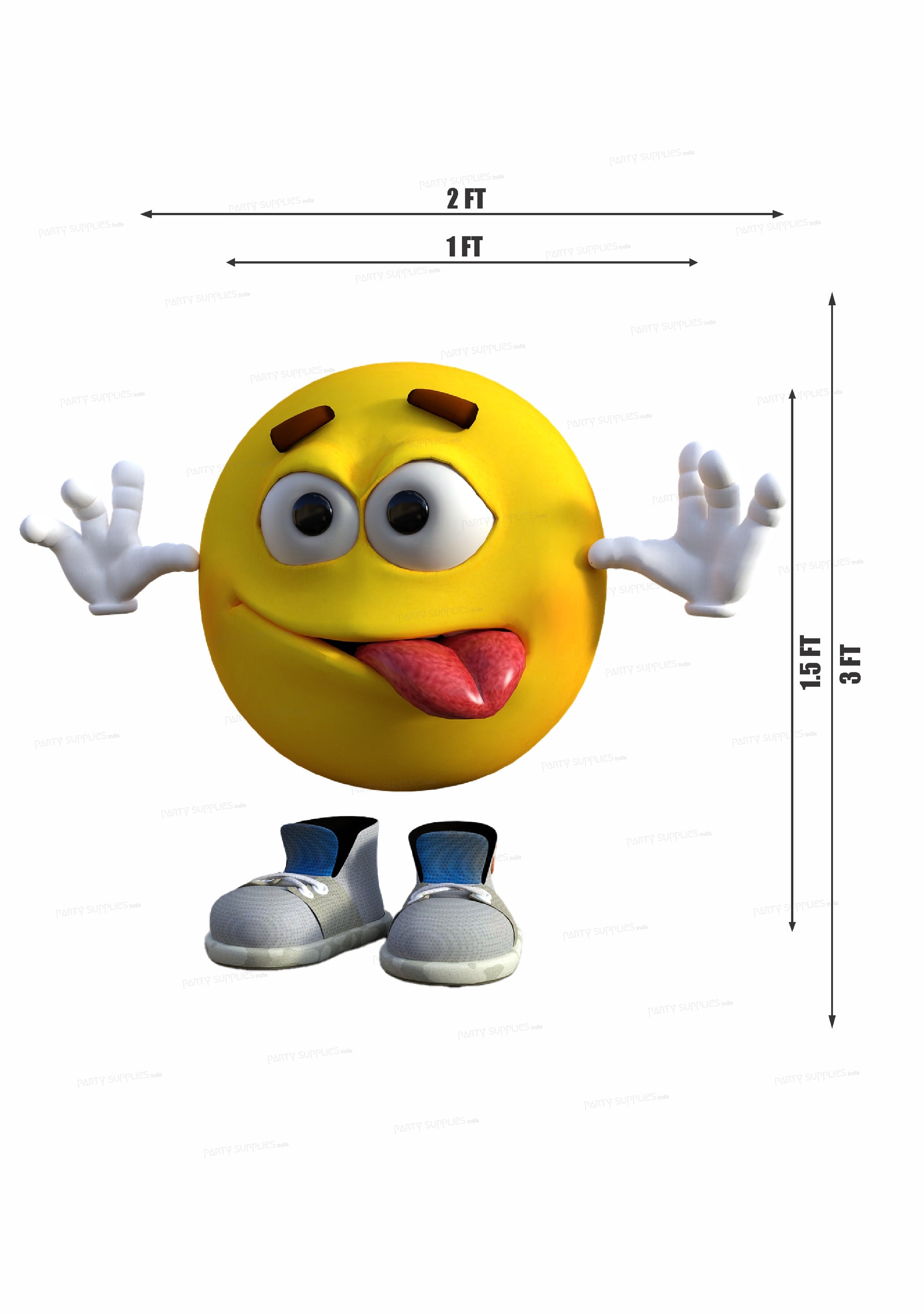PSI Emoji Theme Cutout - 12 | Birthday party decoration online – Party ...