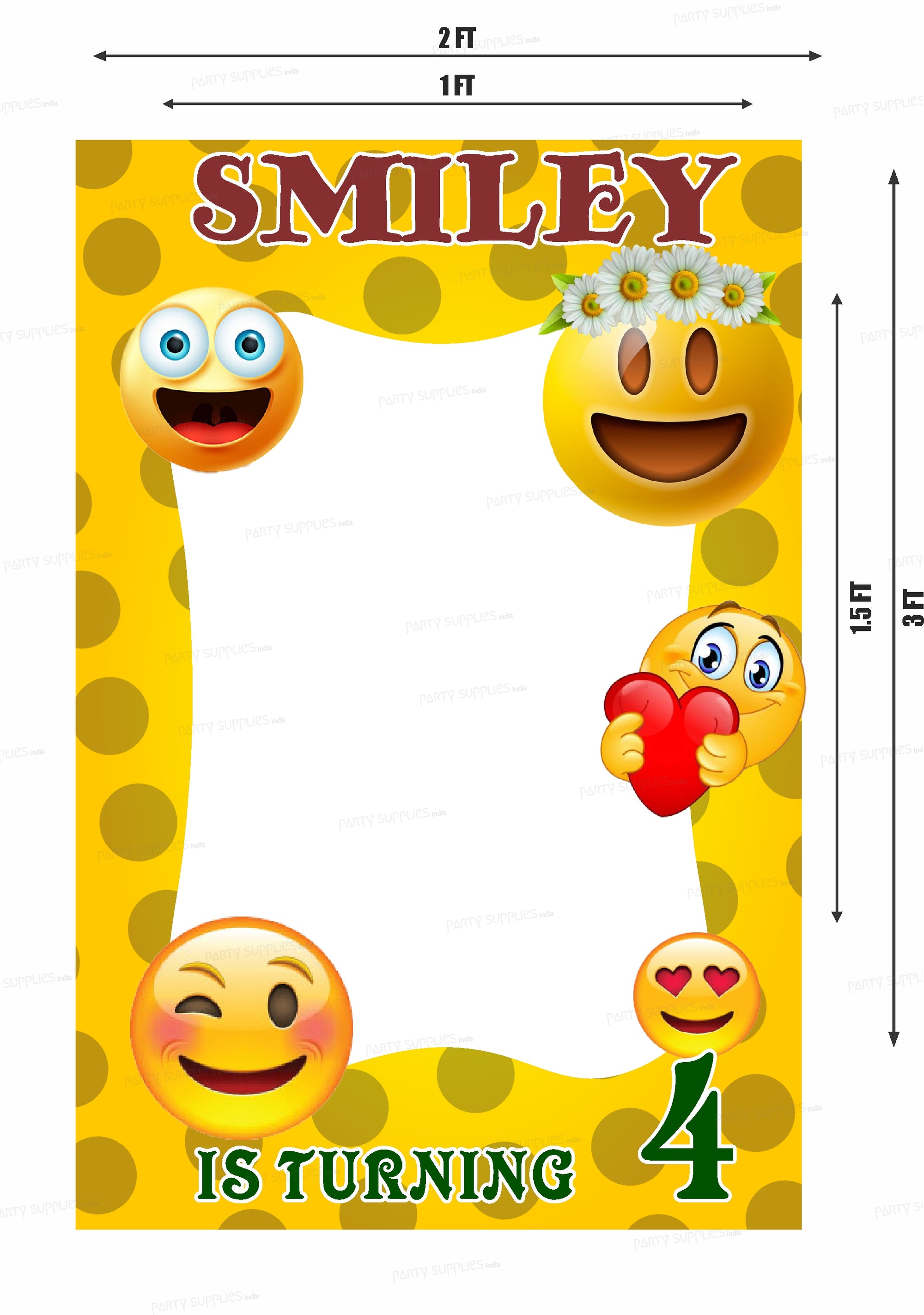 Emoji Theme Theme PhotoBooth | Kids birthday party – Party Supplies India