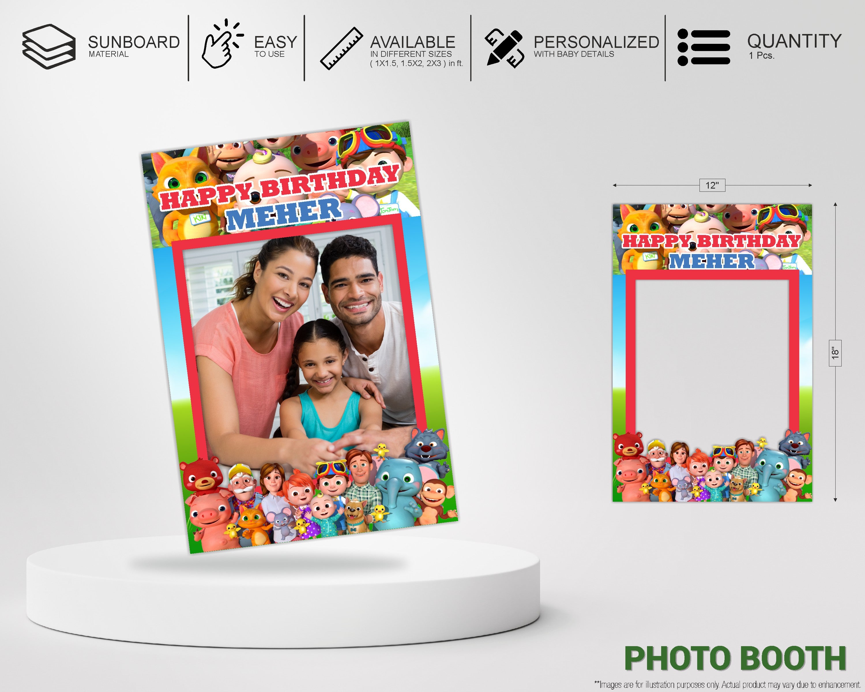 Coco Melon Boy Theme Exclusive Kit | Birthday Party Kits Online – Party ...