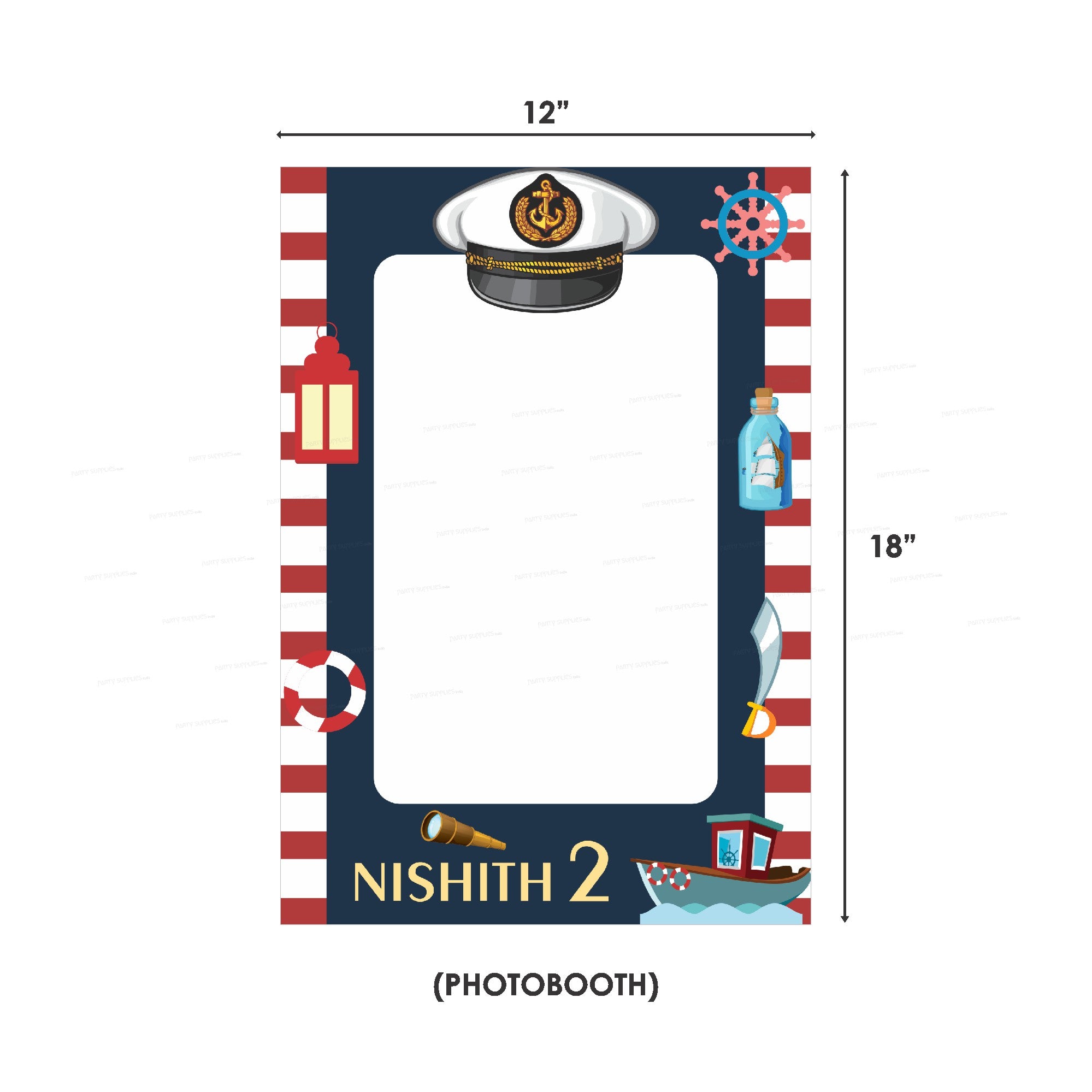 Sailor Theme Exclusive Kit | Customized Birthday Party Supplies – Party ...
