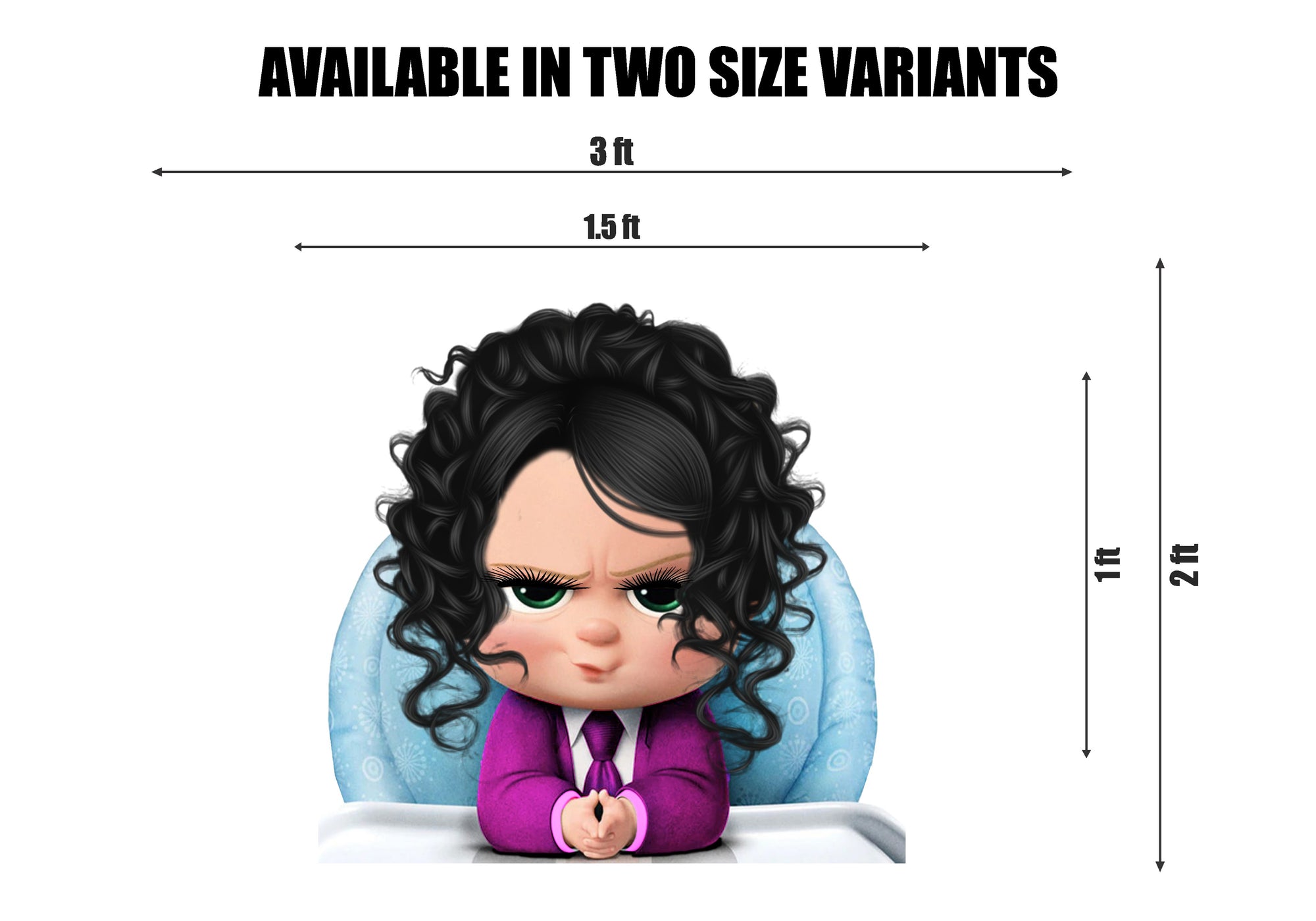 Lady Boss Baby Starring Cutout | Party Supplies India Online