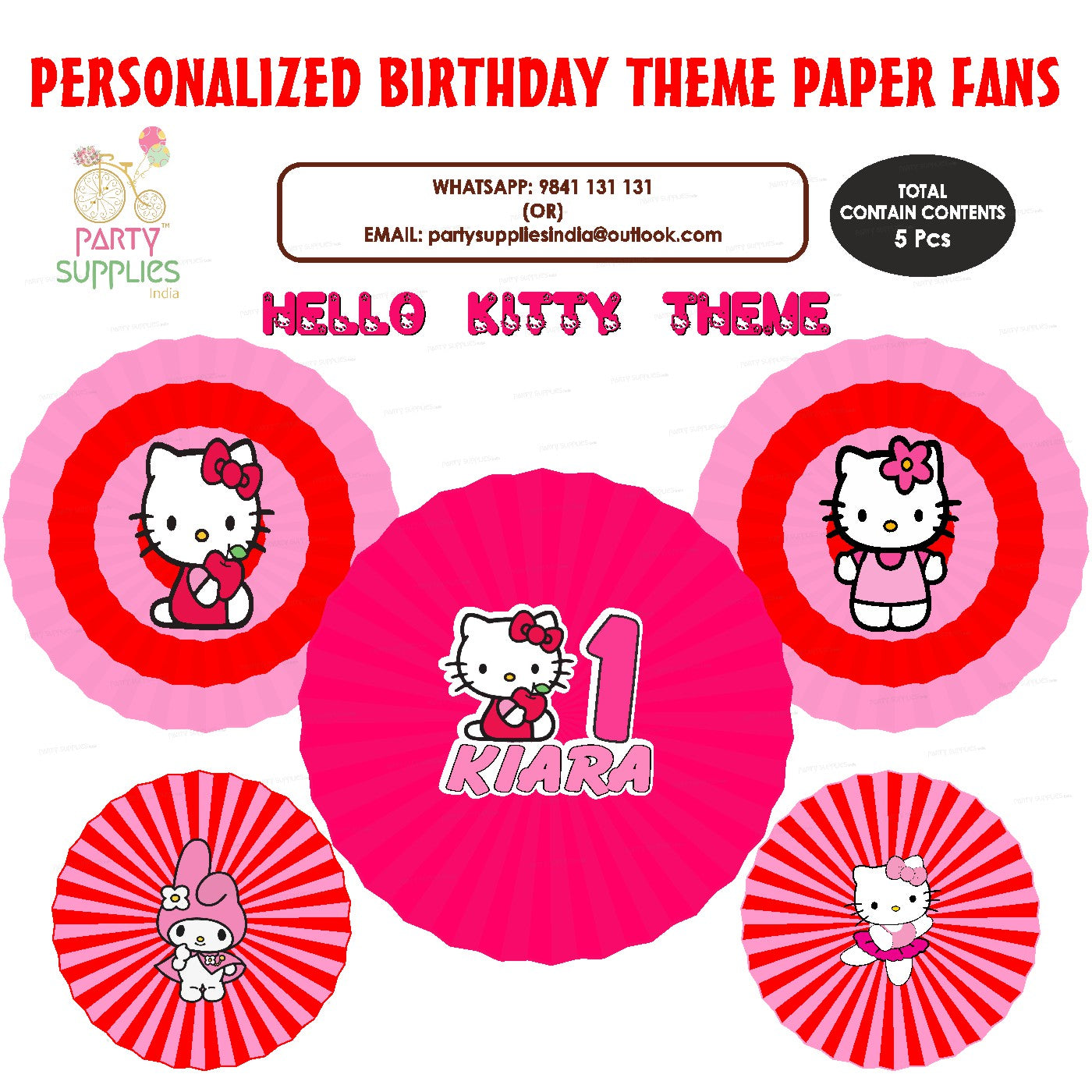Party City Hello Kitty Cupcake