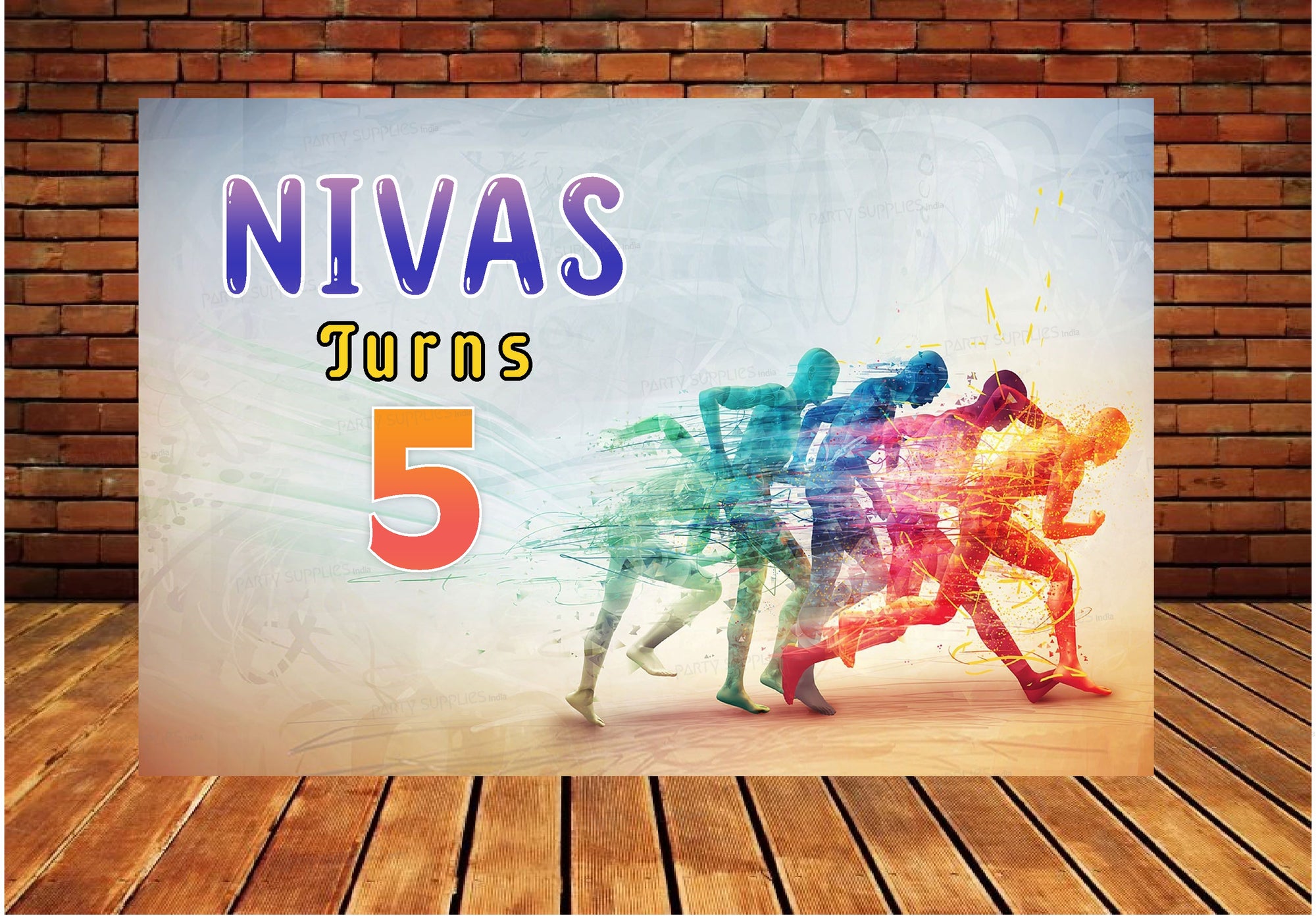 Marathon Theme Backdrop | Party supplies online – Party Supplies India