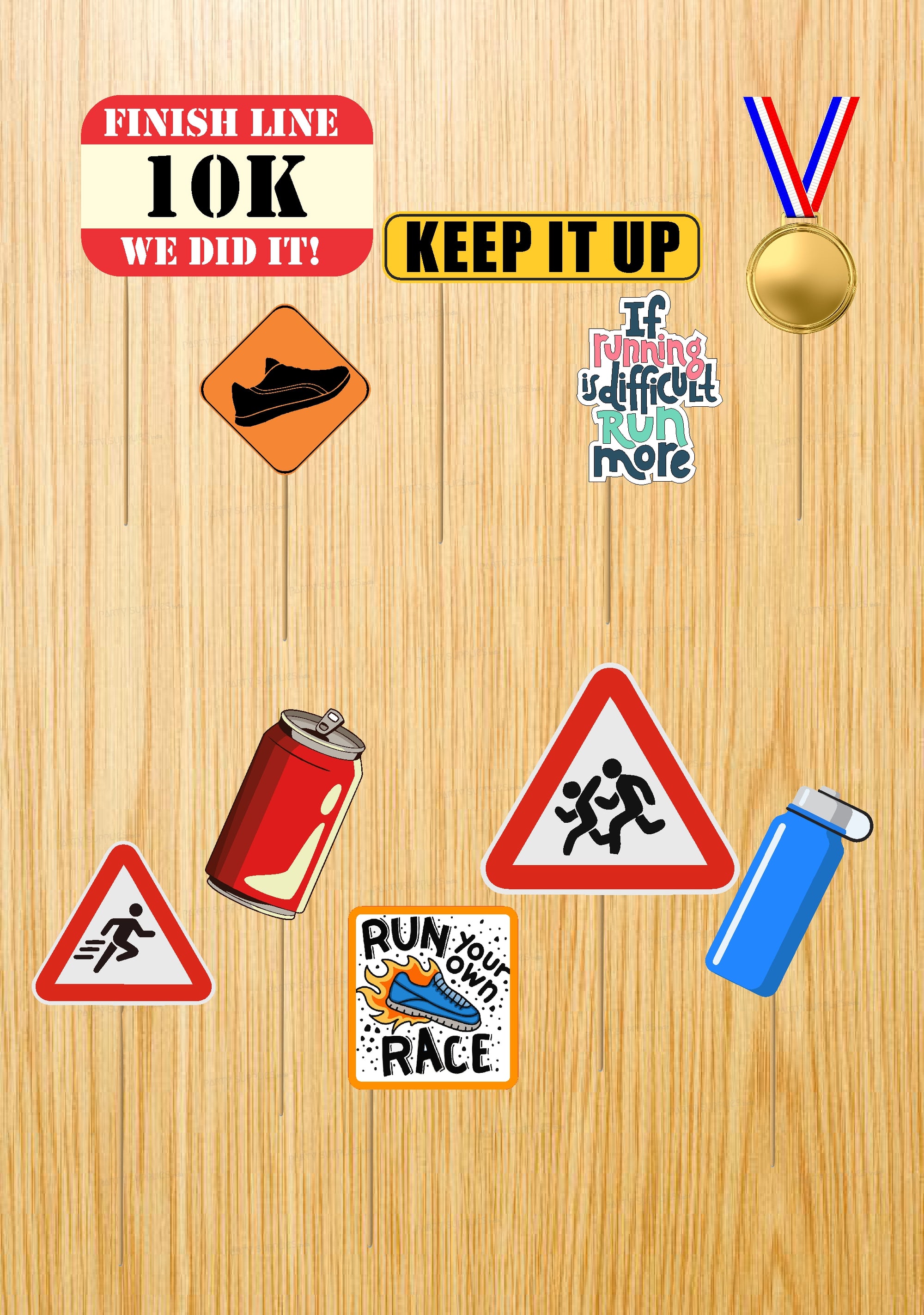 Marathon Theme Props | Personalized party supplies Online – Party ...