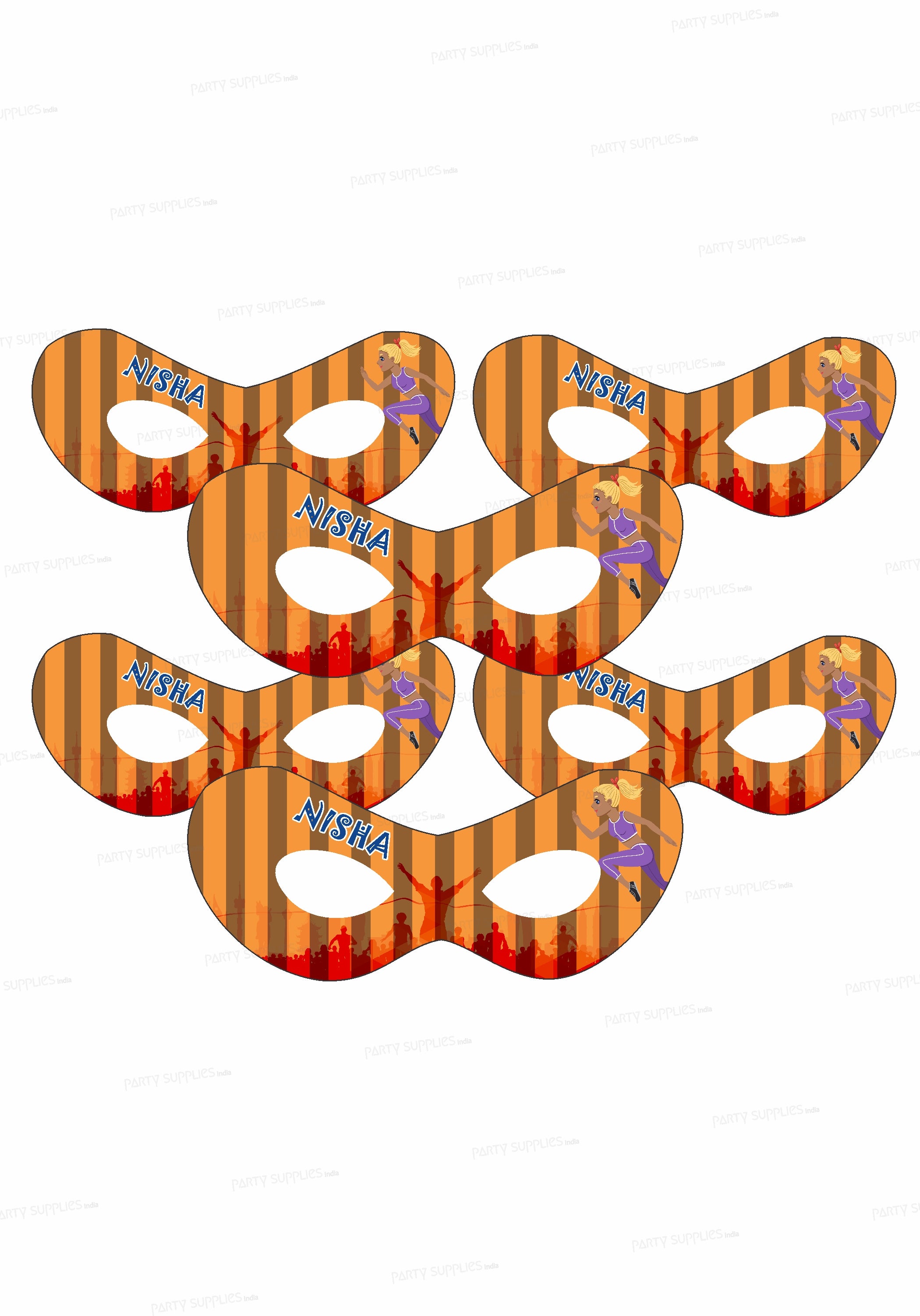 Marathon Theme Customized Eye Mask | Kids birthday party – Party ...