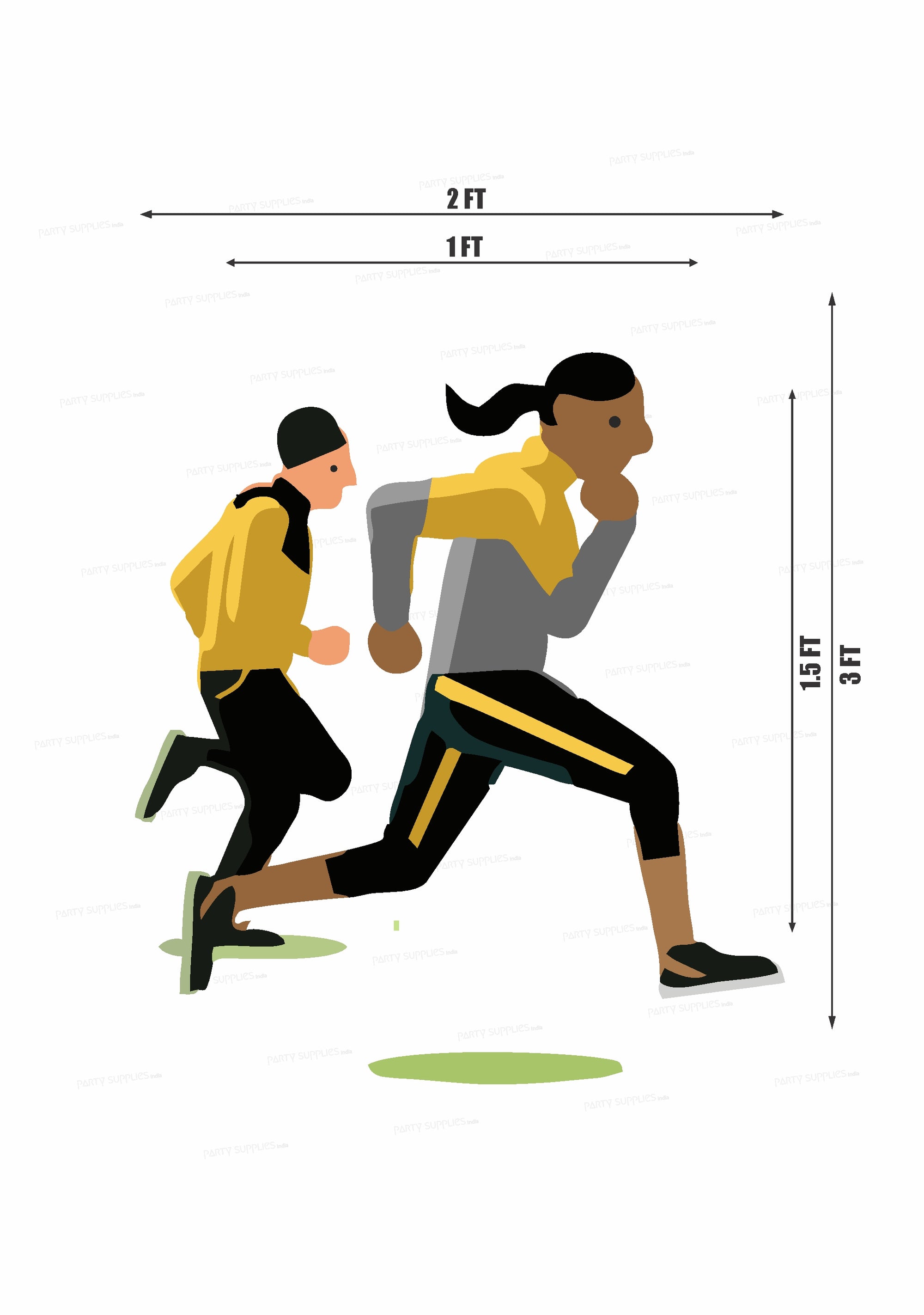 Marathon Theme Cutout - 12 | Customized party supplies Online – Party ...