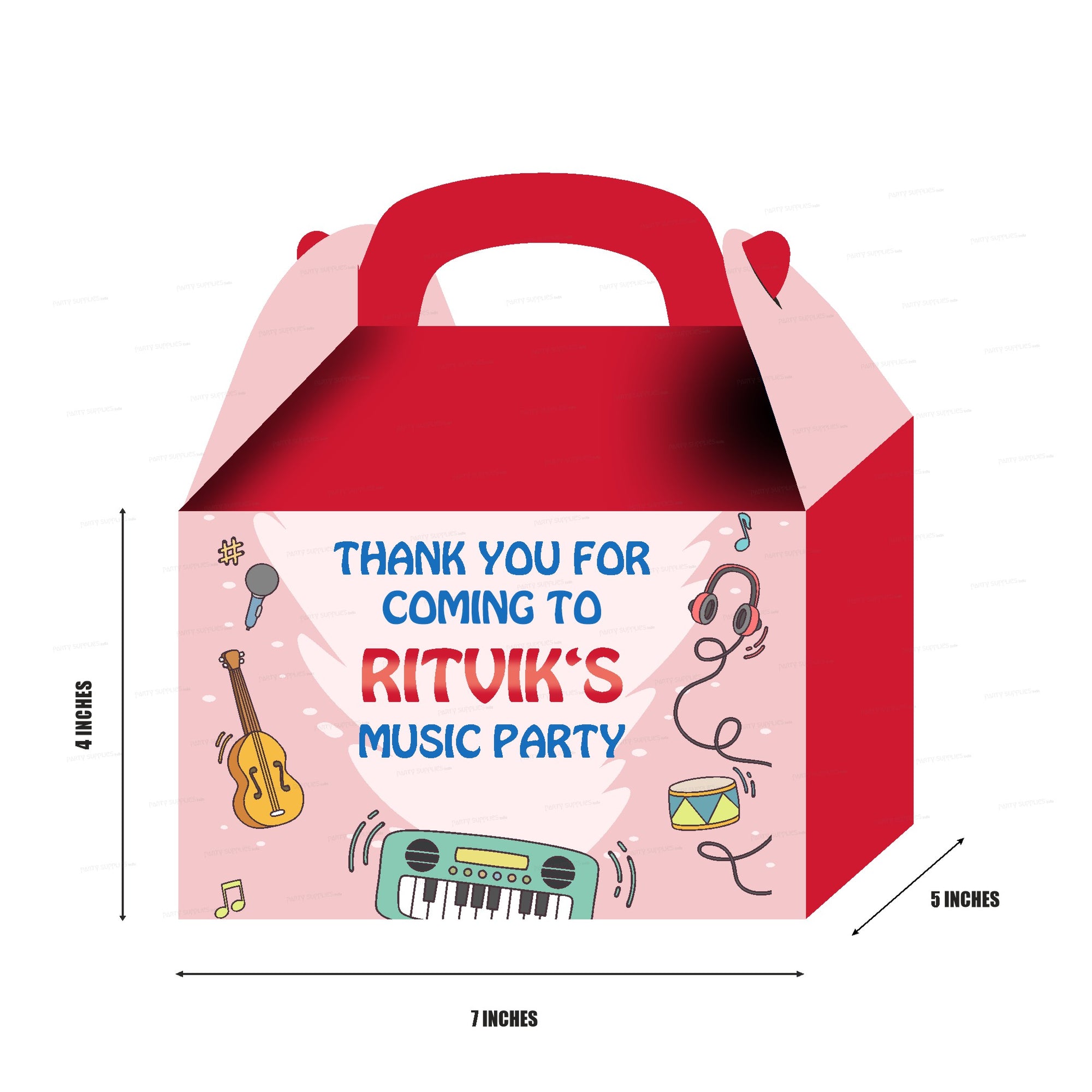 PSI Music Theme Goodie Return Gift Boxes | Birthday Party Supplies ...