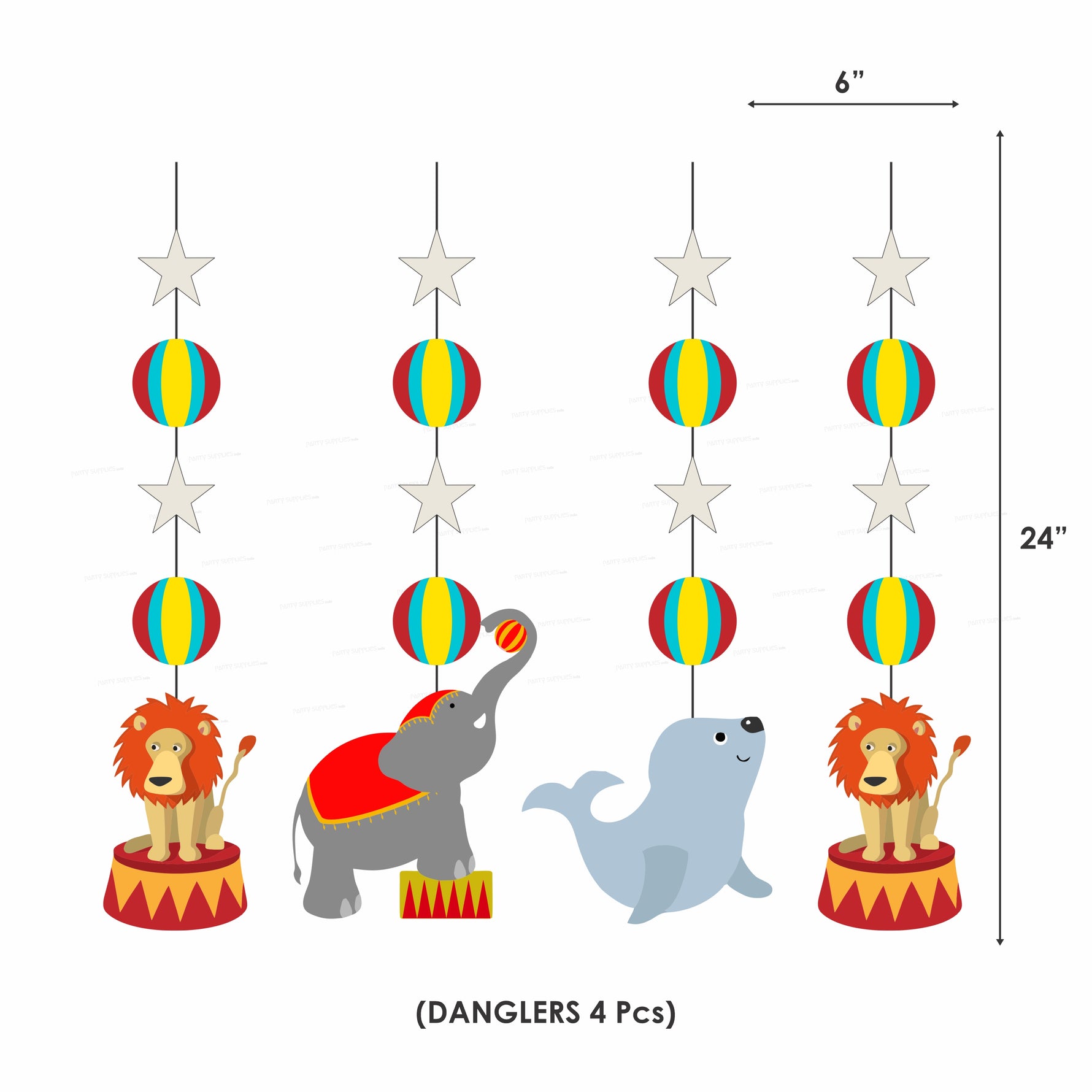 Circus Theme Heritage Kit | Birthday Party Supplies India Online