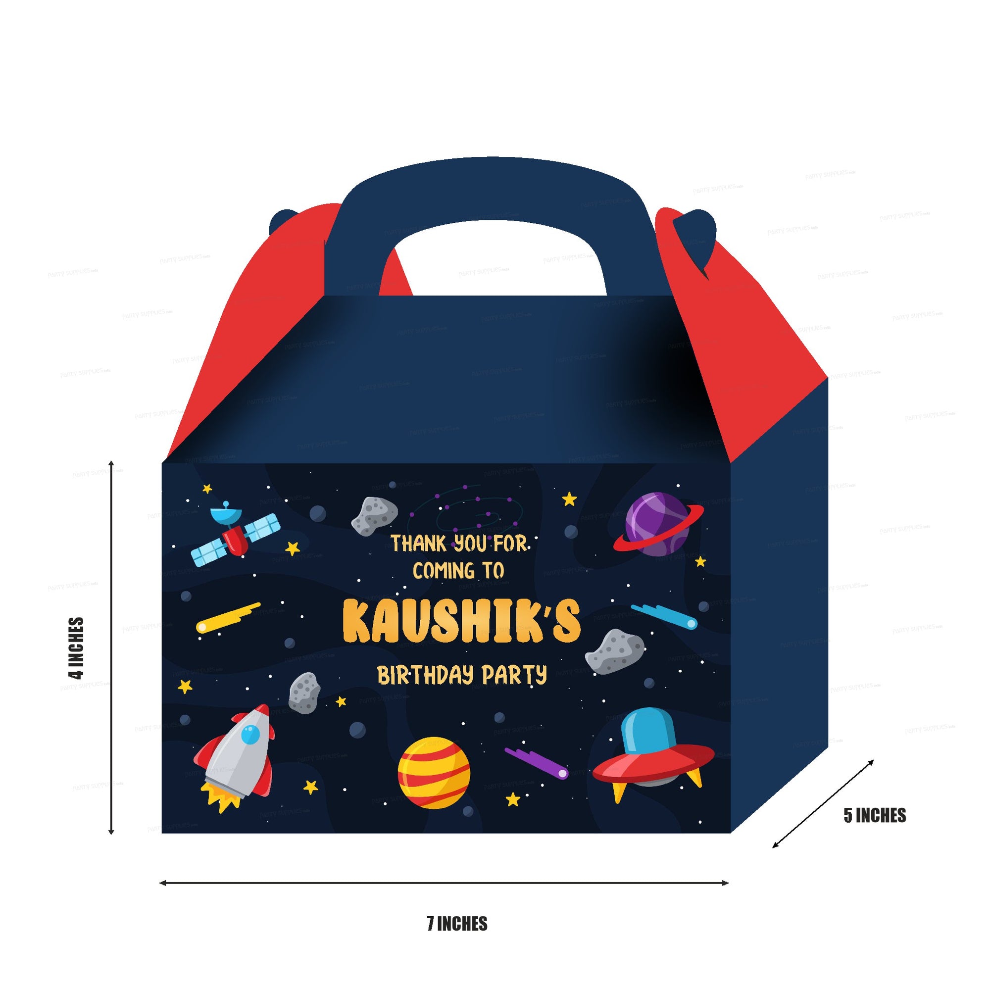 PSI Space Theme Goodie Return Gift Boxes | Party Supplies India