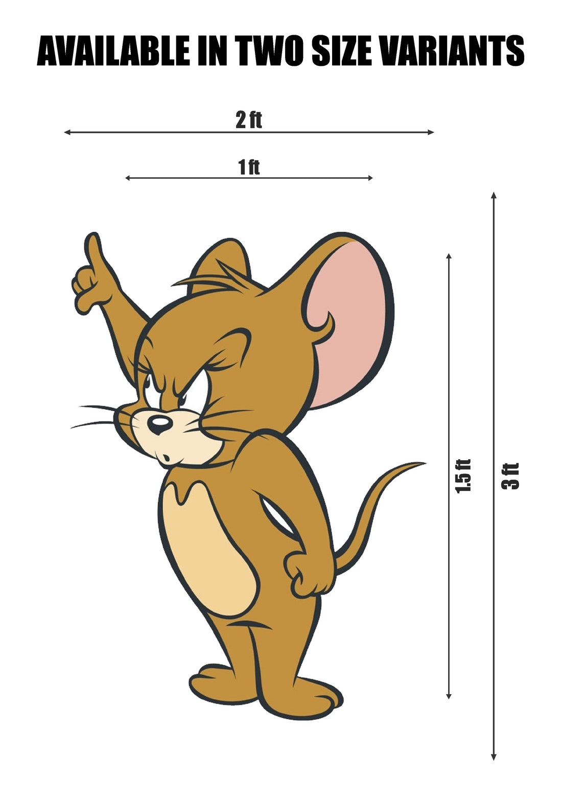 Tom & Jerry Theme Tom Pointing Finger Up Cutout | Party Supplies India