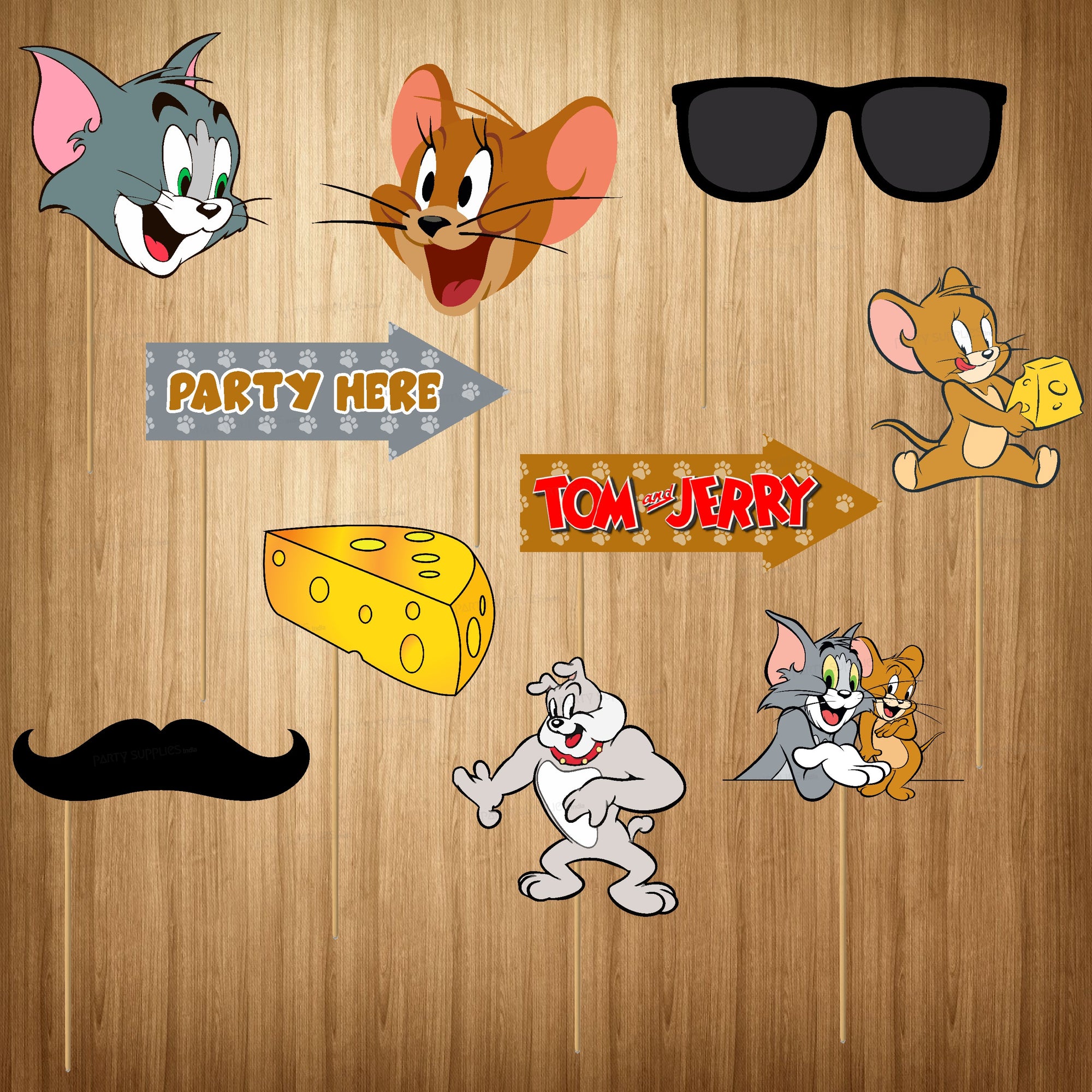 Tom & Jerry Theme Props | Customized Birthday Party Celebration Online ...
