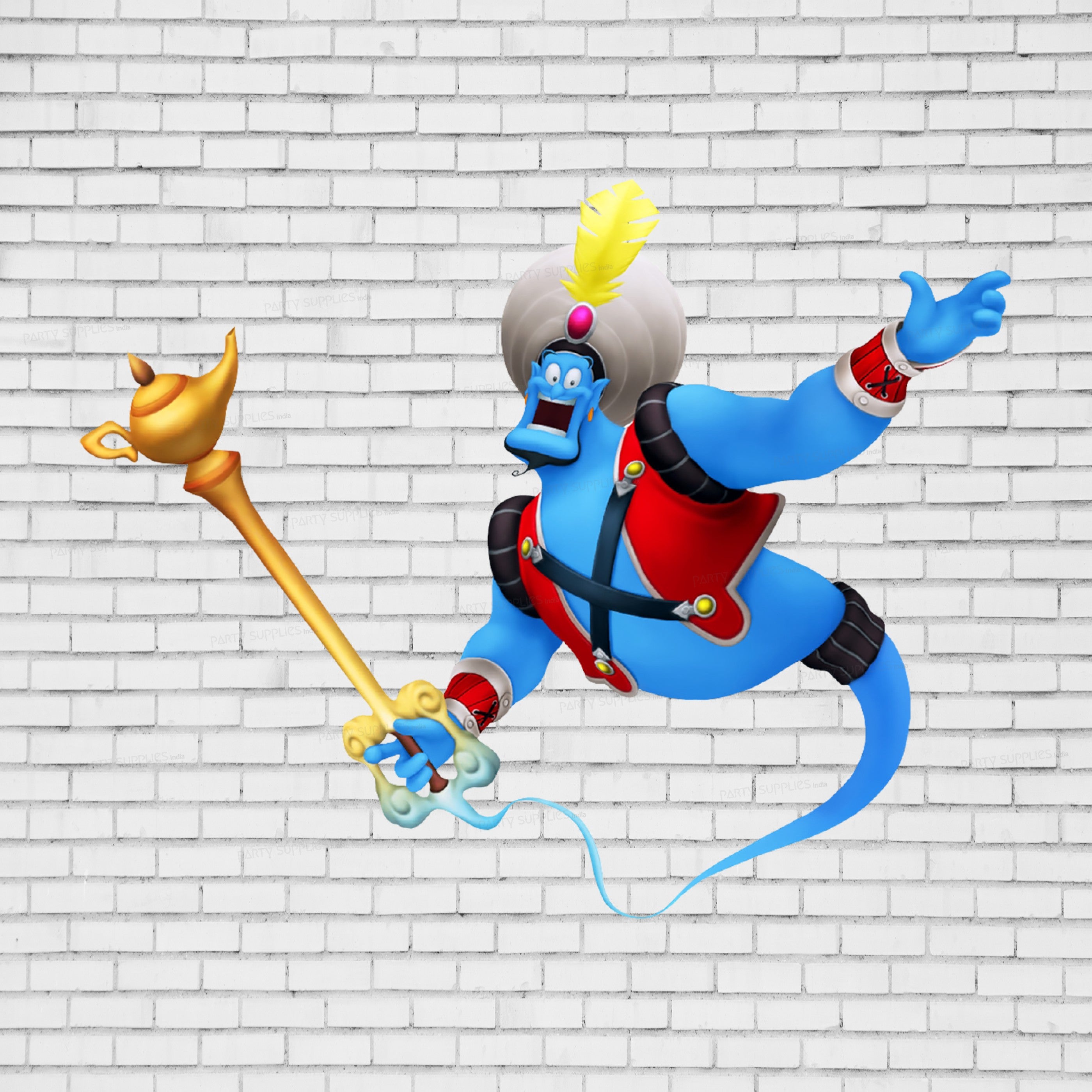 Aladdin Theme Genie with Magic Lamp Cutout | Party Supplies Online ...