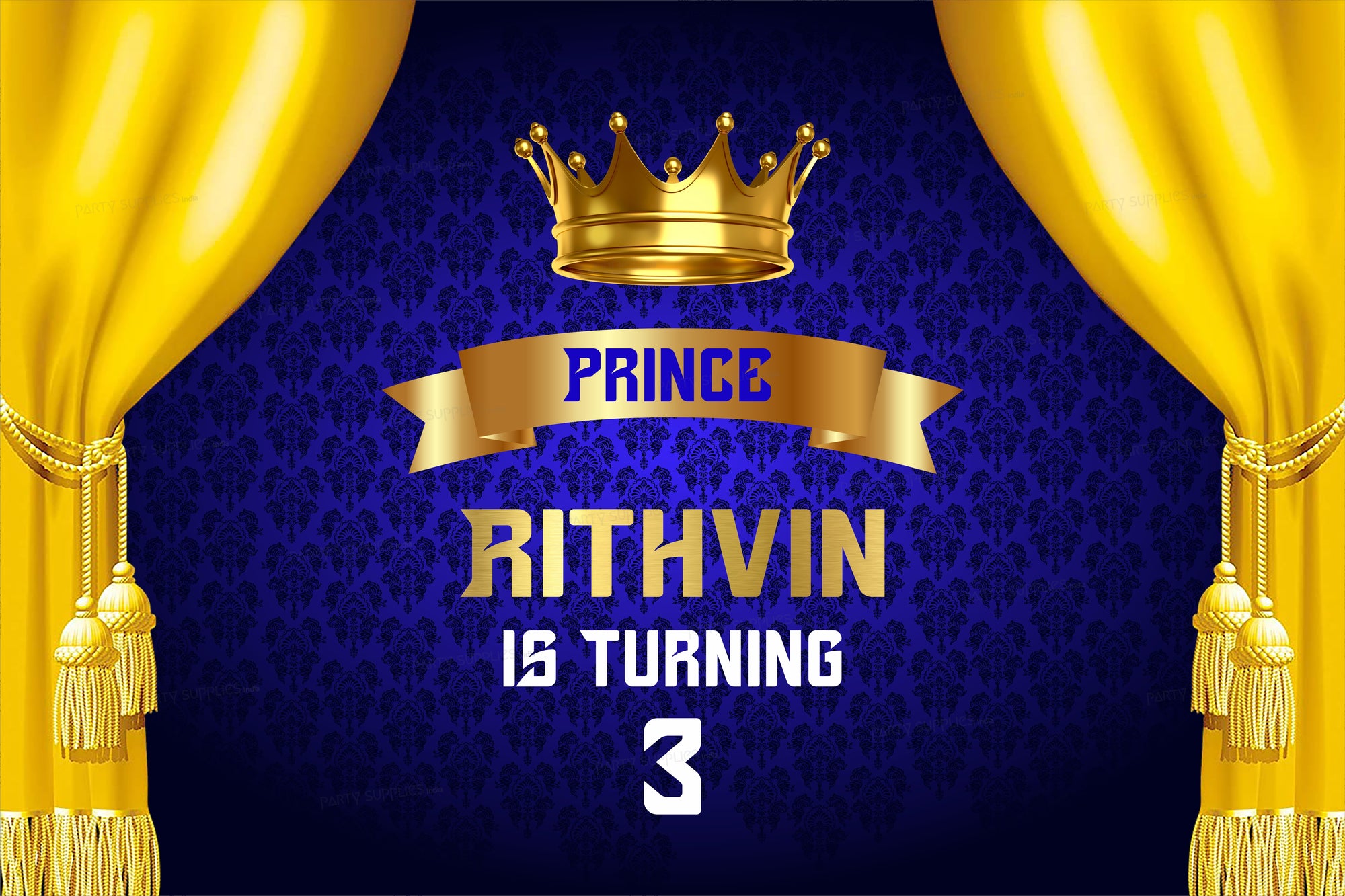Prince Personalized Theme Combo Kits | Birthday Party Supplies India