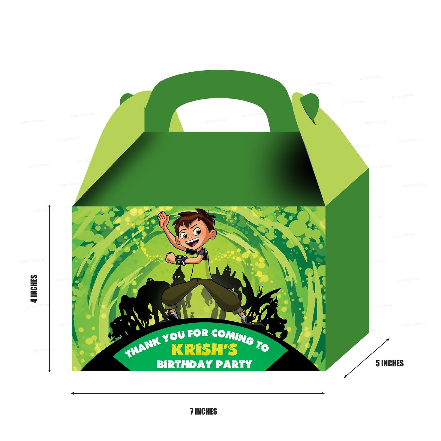PSI Ben 10 Theme Goodie Return Gift Boxes | Party Supplies India