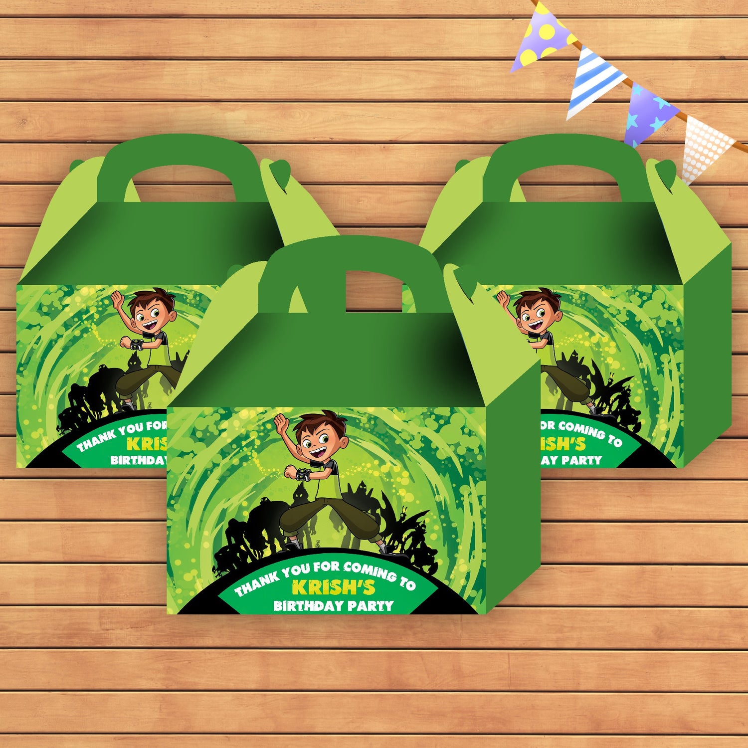 PSI Ben 10 Theme Goodie Return Gift Boxes | Party Supplies India