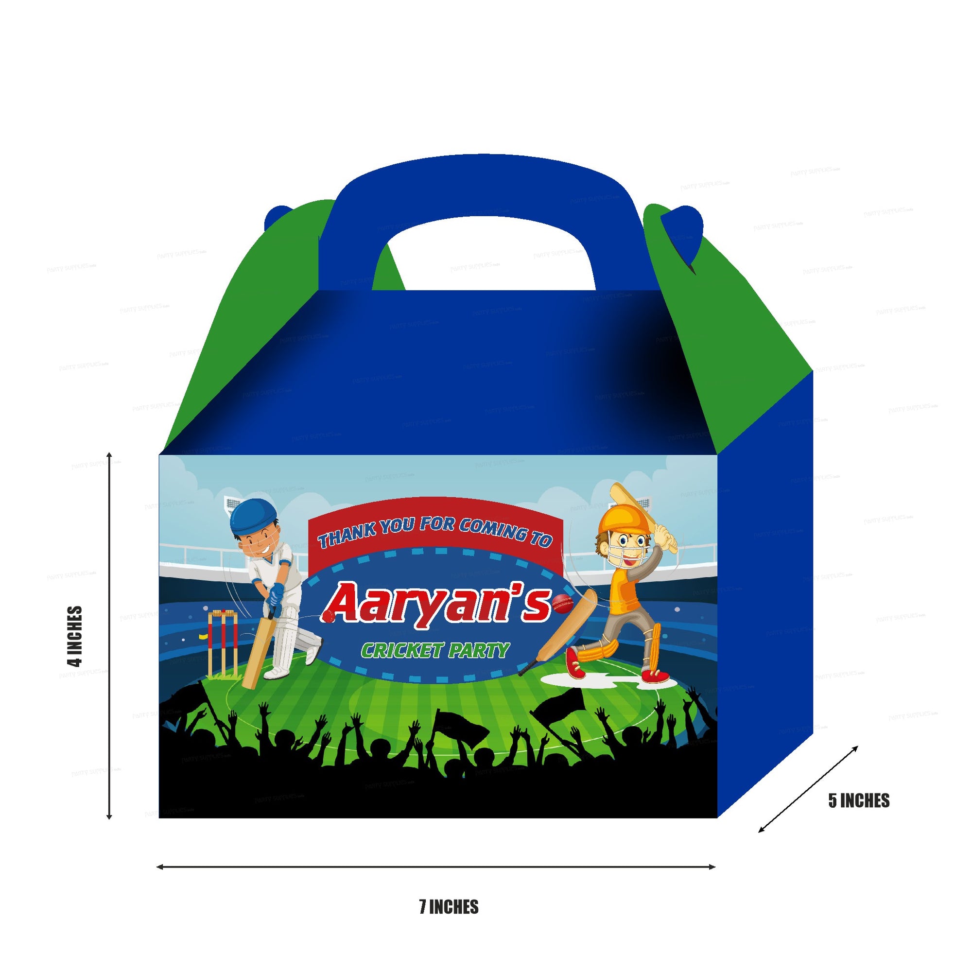 PSI Cricket theme Goodie Return Gift Boxes | Birthday Party – Party ...